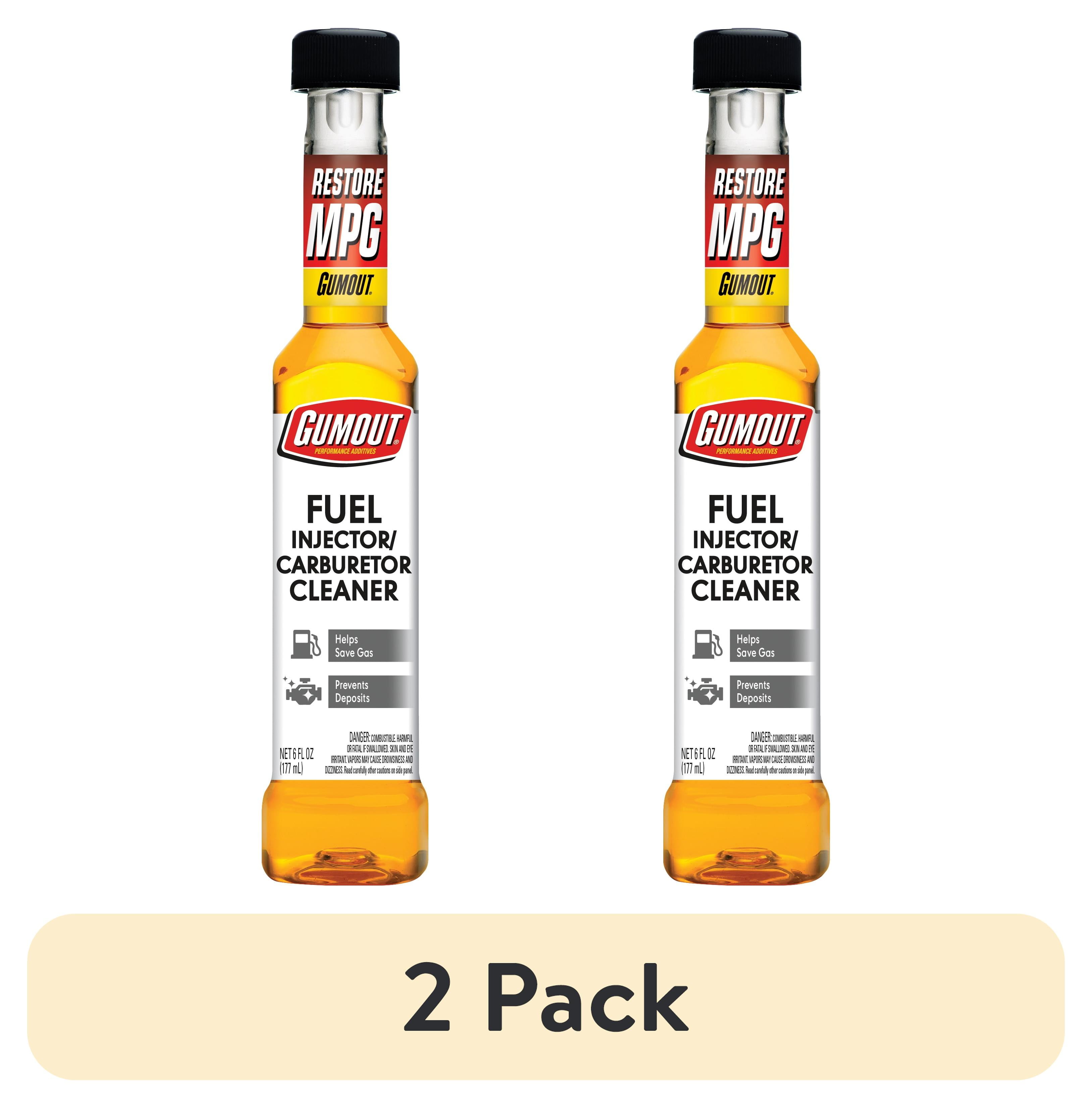 (2 pack) Gumout Fuel Injector Cleaner/Carb Cleaner Additive 6 oz ...