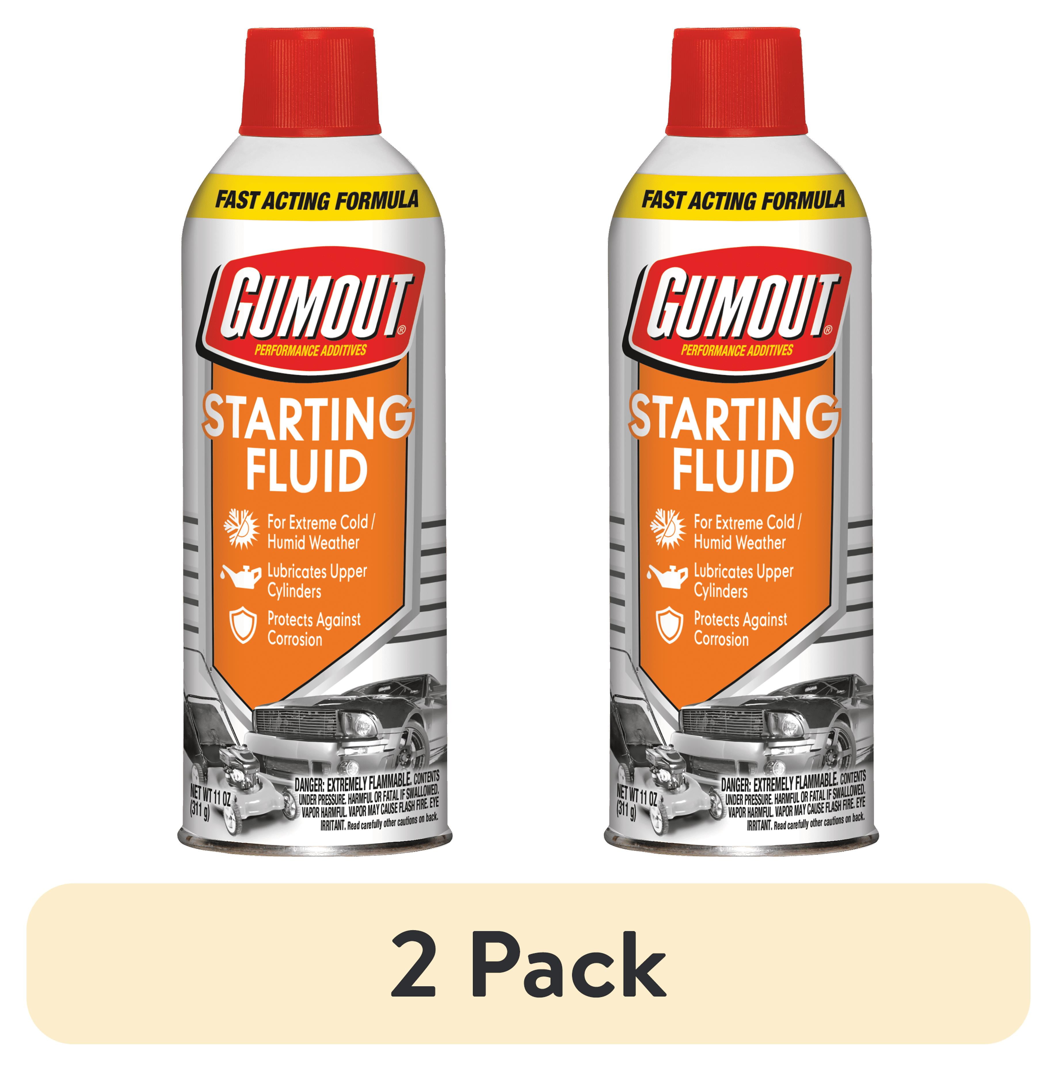 (2 pack) Gumout Starting Fluid 11oz 5072866 - Walmart.com