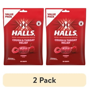 HALLS Cough and Throat Relief + Immune Support, Elderberry Cough Drops ...