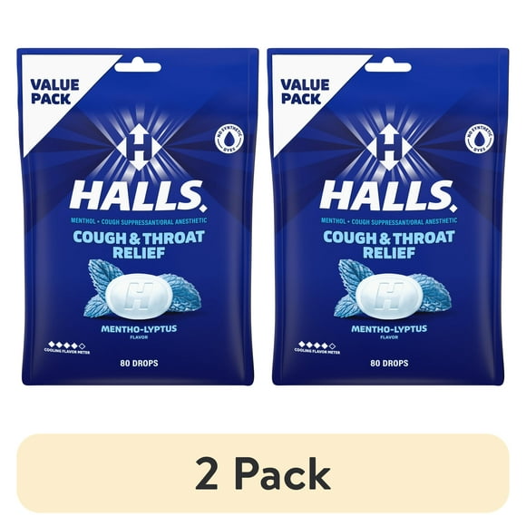 Halls Cough Drops in Cold Cough and Flu - Walmart.com
