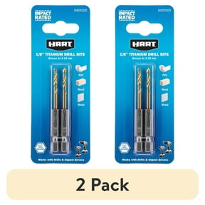 HART 17-Piece Impact Rated Driver Bit Set with 3 Bit Holders and ...