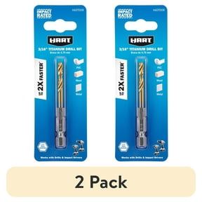 HART 17-Piece Impact Rated Driver Bit Set with 3 Bit Holders and ...