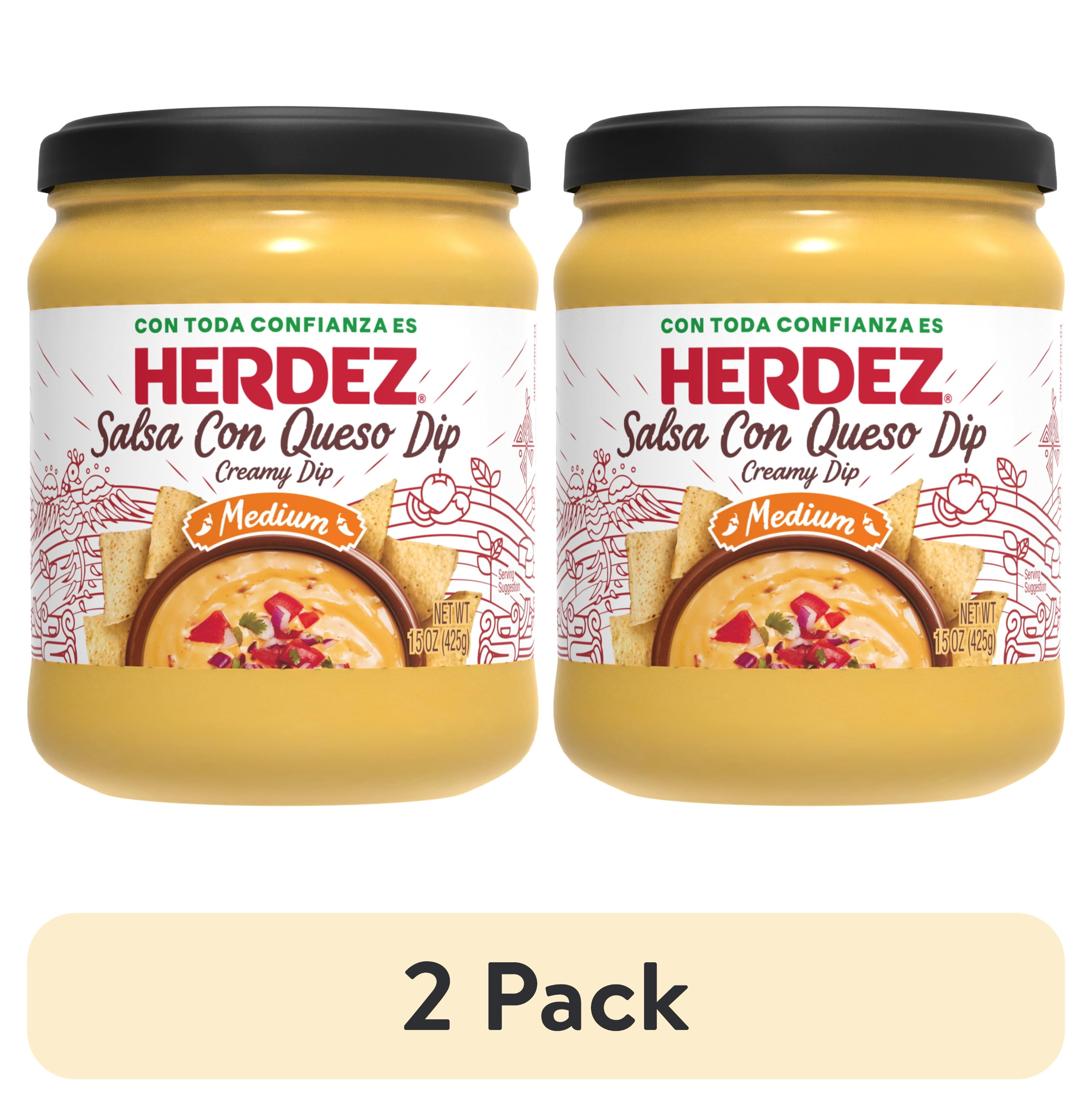 (2 pack) HERDEZ Queso Con Salsa 15OZ - Walmart.com