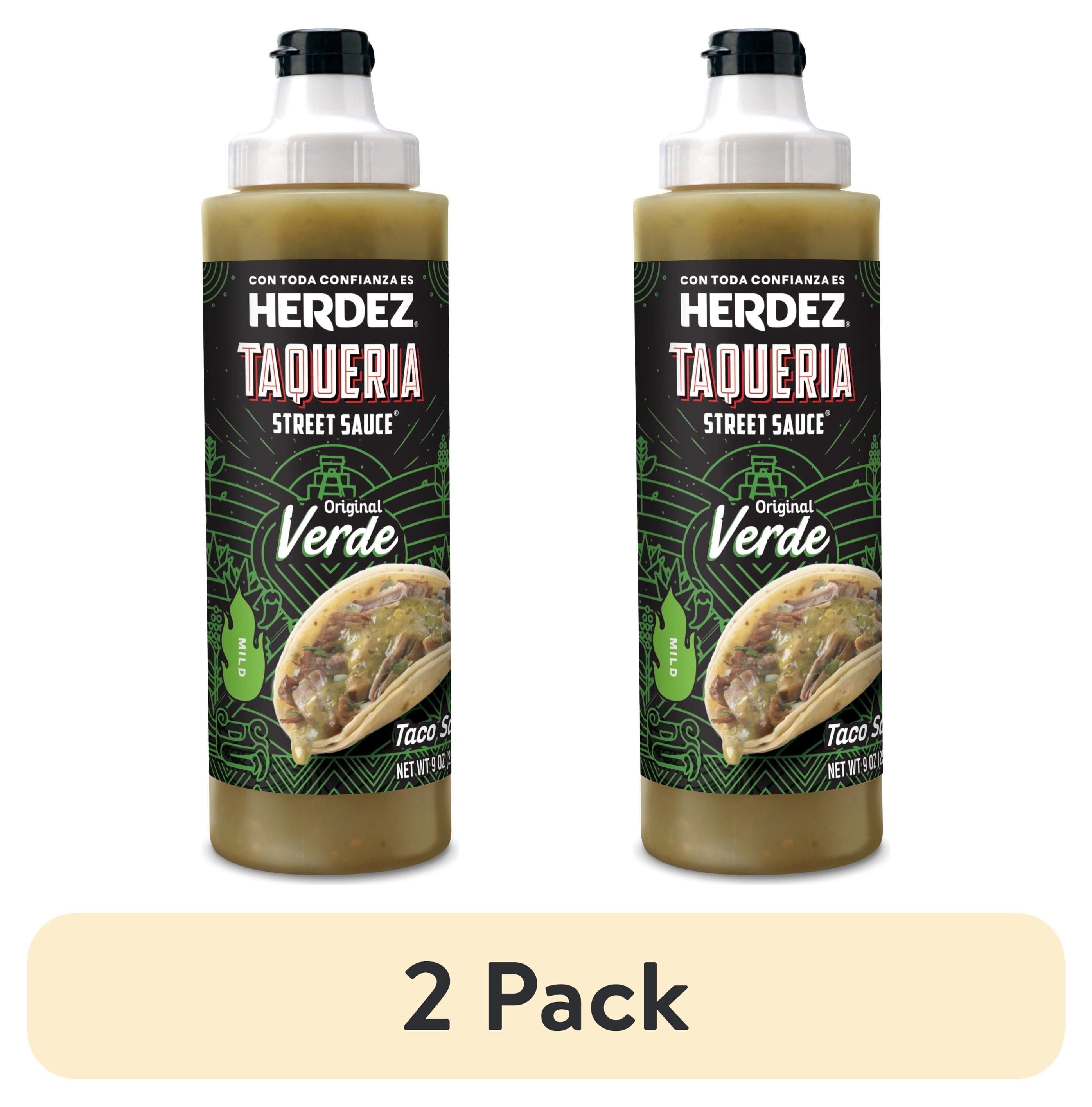 (2 pack) HERDEZ TAQUERIA STREET SAUCE Original Verde Mild Taco Sauce ...
