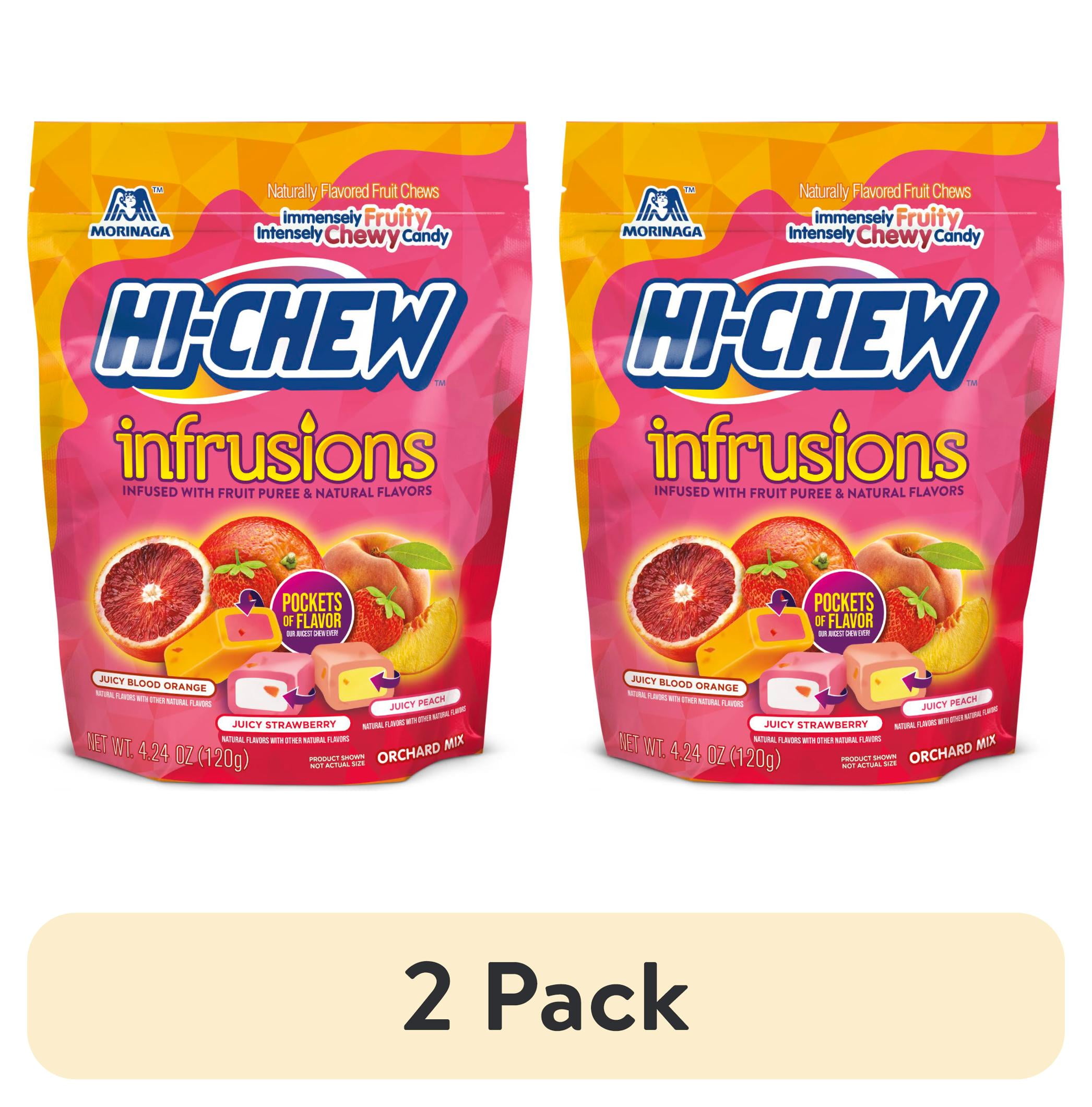 (2 pack) HI-CHEW Infrusions Chewy Candy, 4.24 oz, Stand up Pouch ...