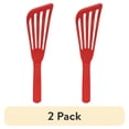 (2 pack) HIC Non-Stick Angled Fish Turner Slotted Spatula, Silicone ...