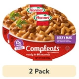 (2 pack) HORMEL COMPLEATS Beefy Macaroni and Cheese, Shelf Stable 7.5 ...