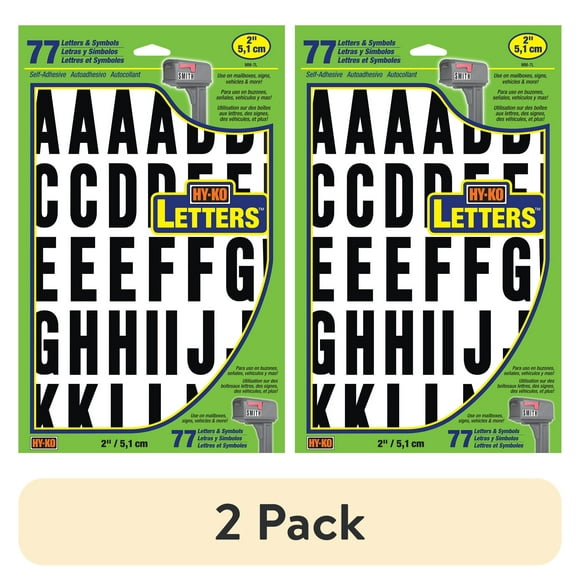 Adhesive Letters and Numbers for Home Improvement and Signage