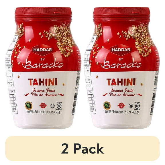 Joyva Gluten-Free Tahini Creamy Puree Sesame Seeds, Smooth Paste, 15 oz - Walmart.com