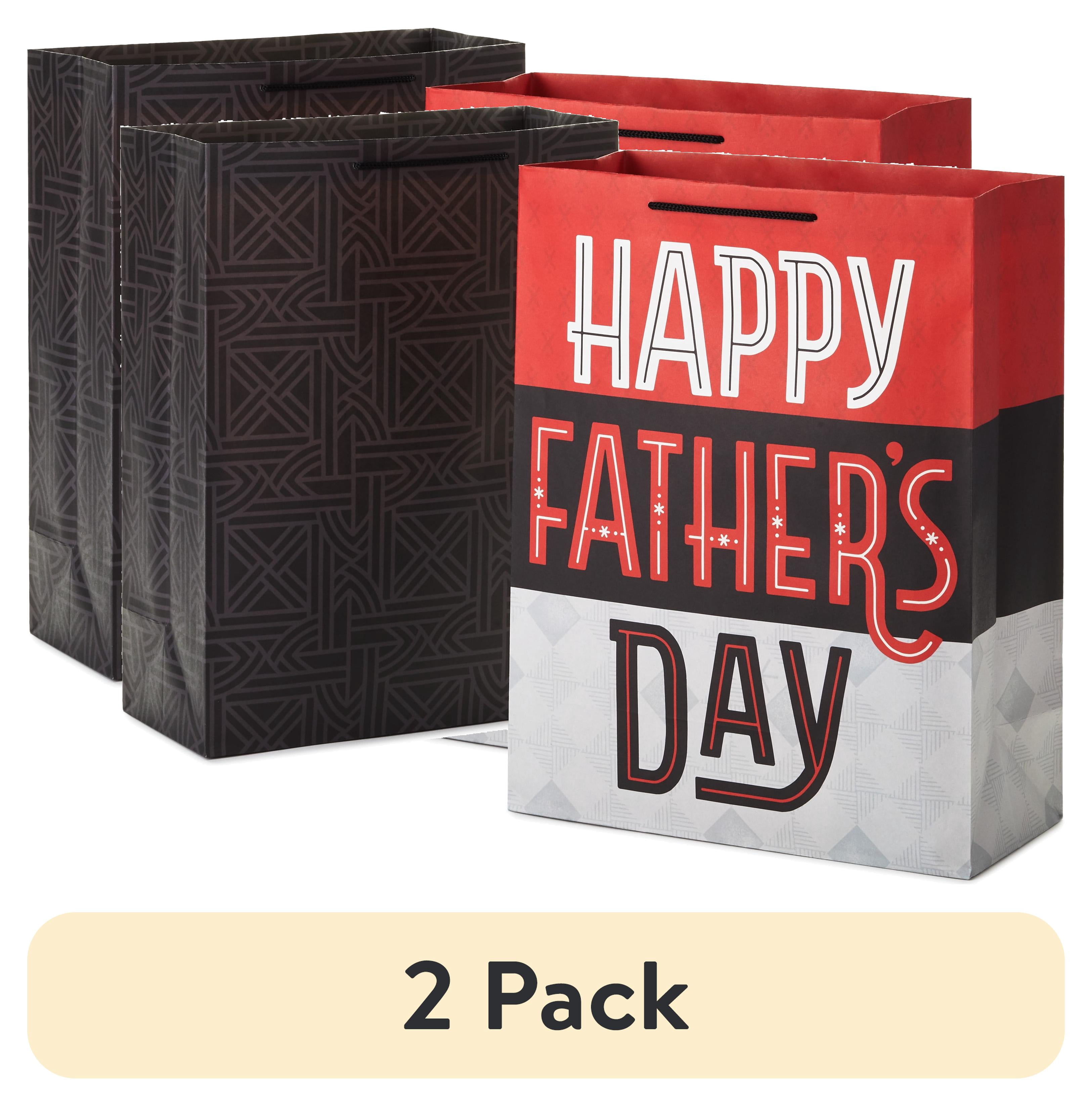 (2 pack) Hallmark 14" Extra Large Father's Day Gift Bag Bundle (2 Bags ...