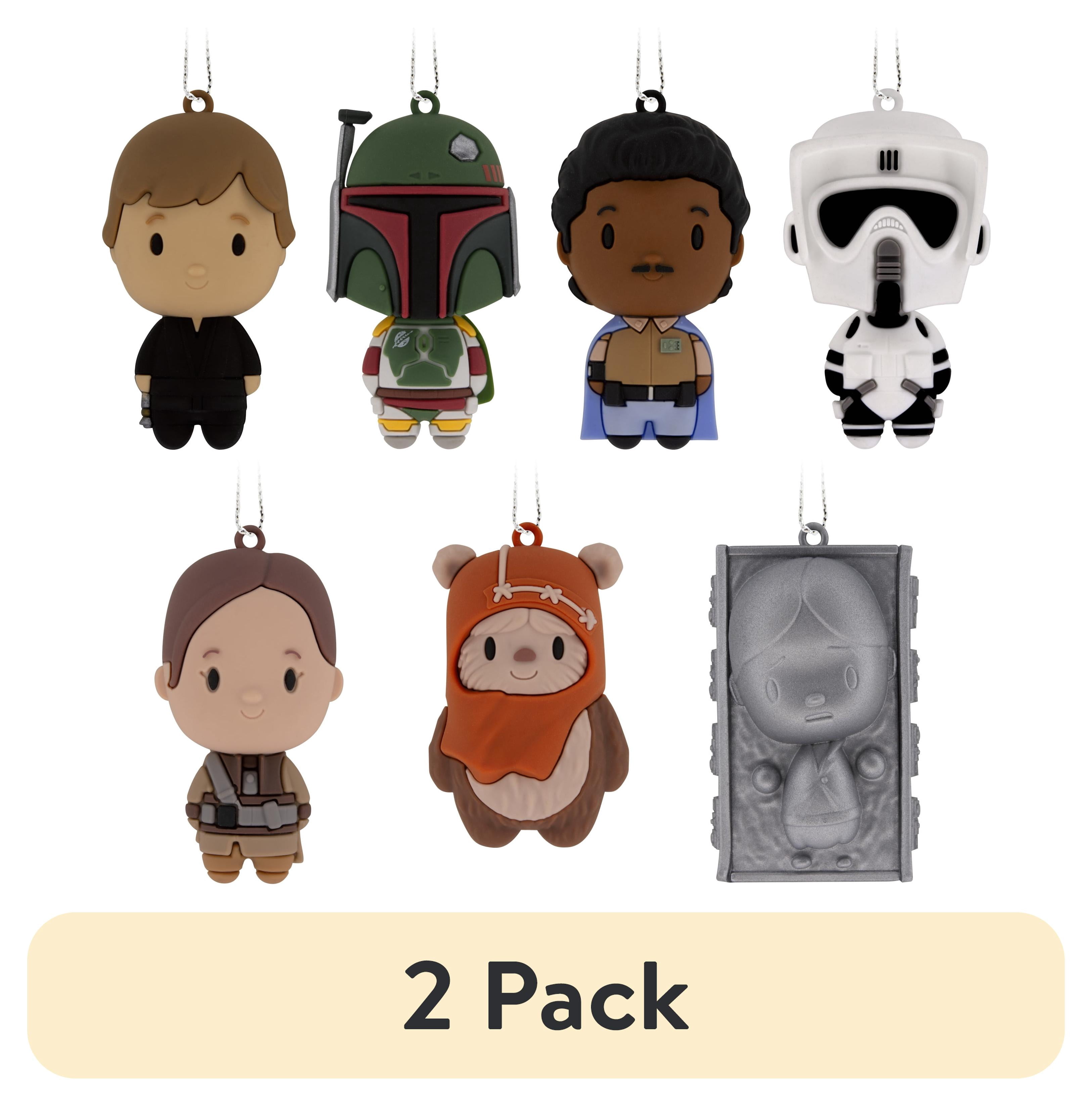 (2 pack) Hallmark Star Wars Set 2 Mystery Christmas Ornament - Walmart.com