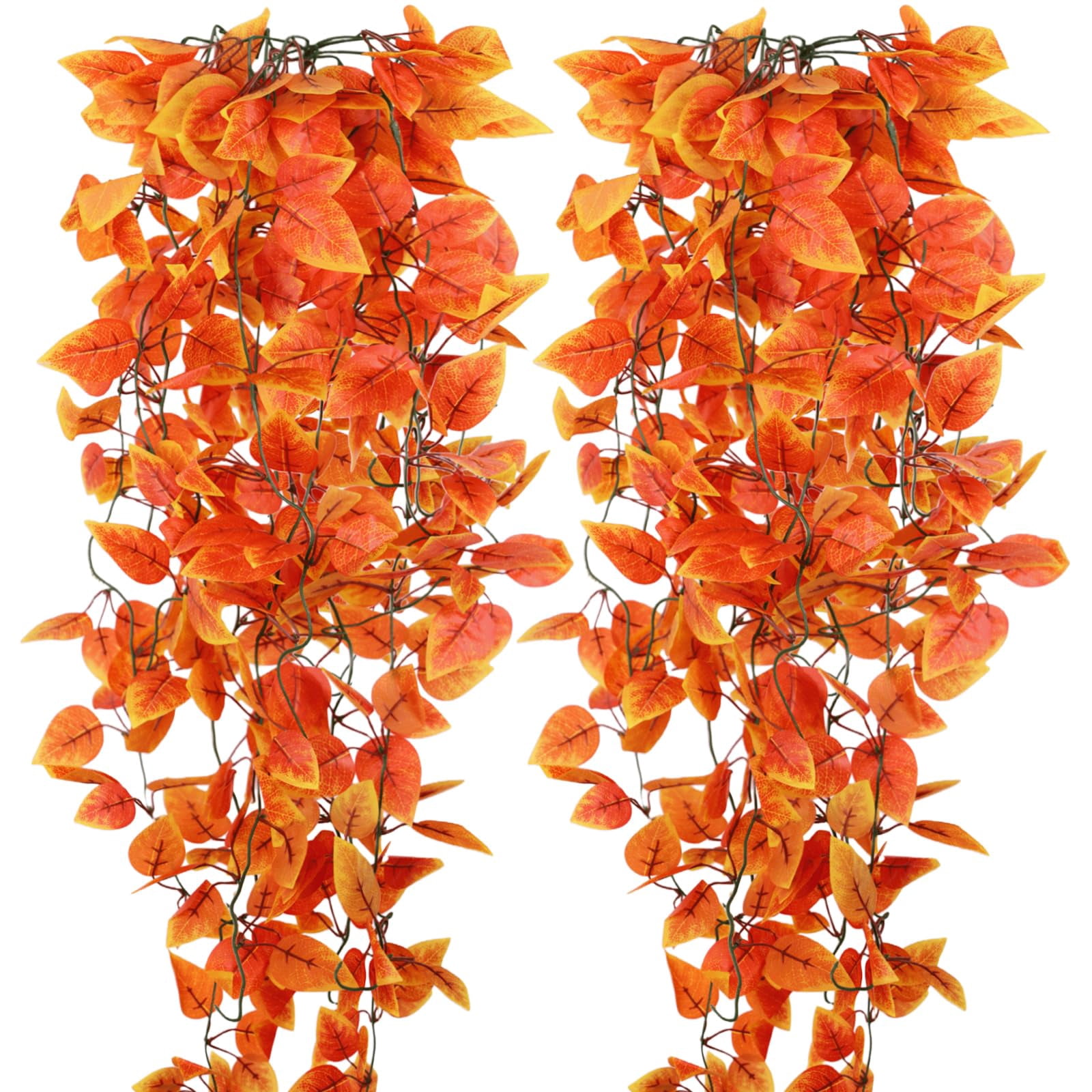 2-pack Hanging Plants Faux Plant Artificial Greenery For Living Room ...