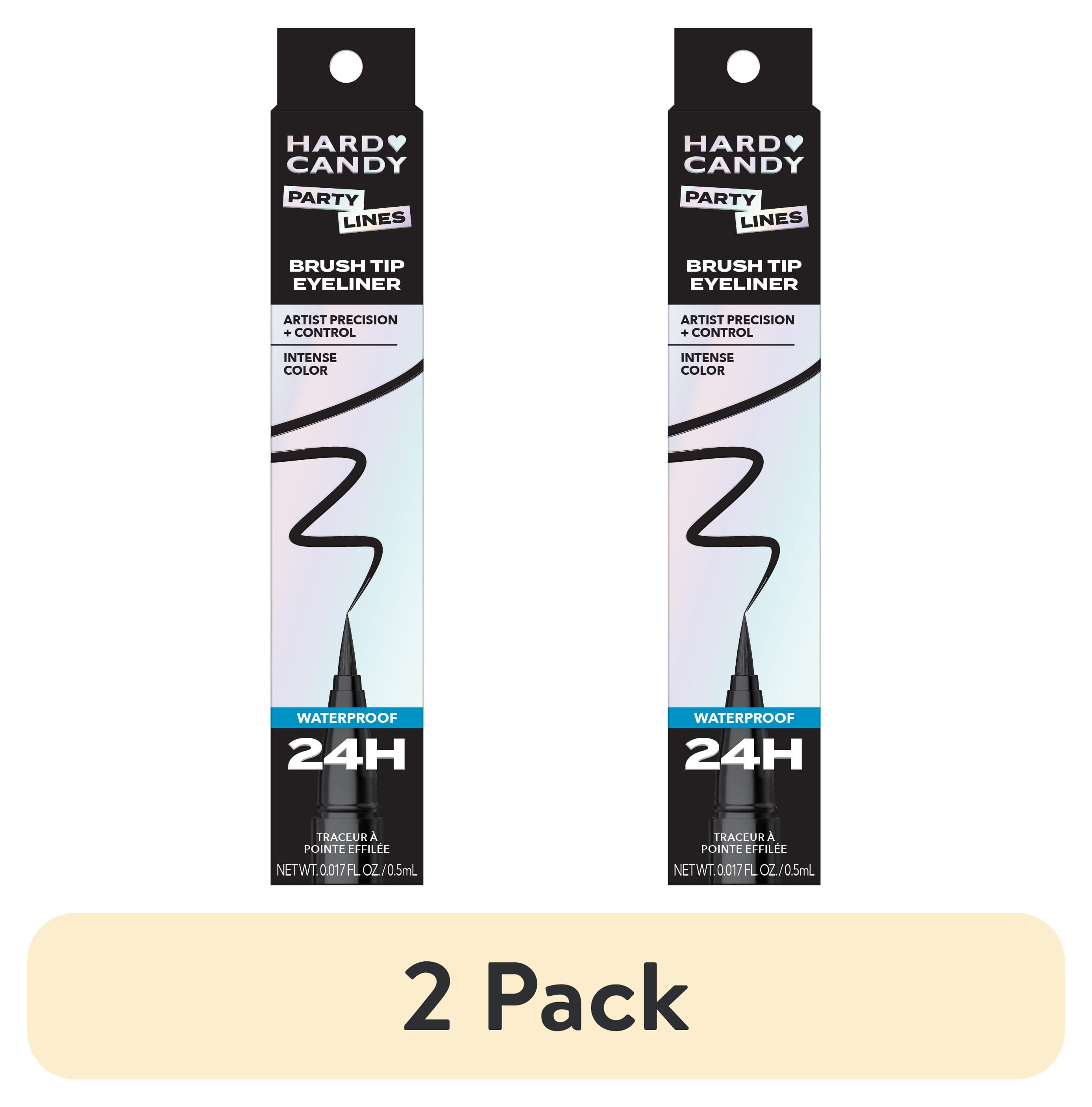 (2 pack) Hard Candy Party Lines Brush Tip Liner, Liquid Eyeliner ...