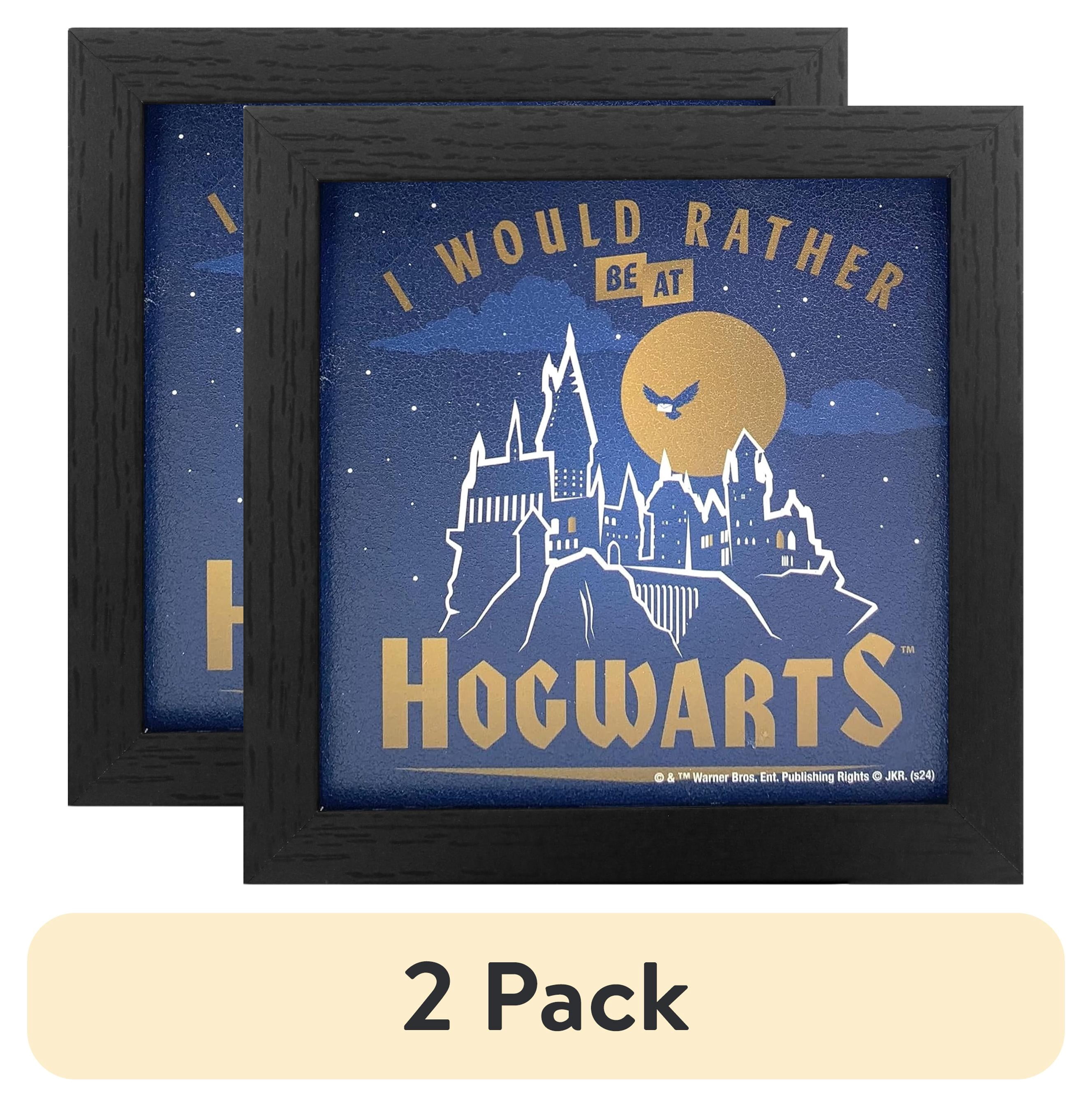 (2 pack) Silver Buffalo Harry Potter Rather Be at Hogwarts Gel Coat 6 ...