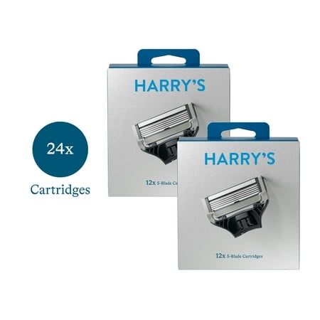 (2 pack) Harry's Men's Razor Blade Refill Cartridges, 12 Count - Walmart.com