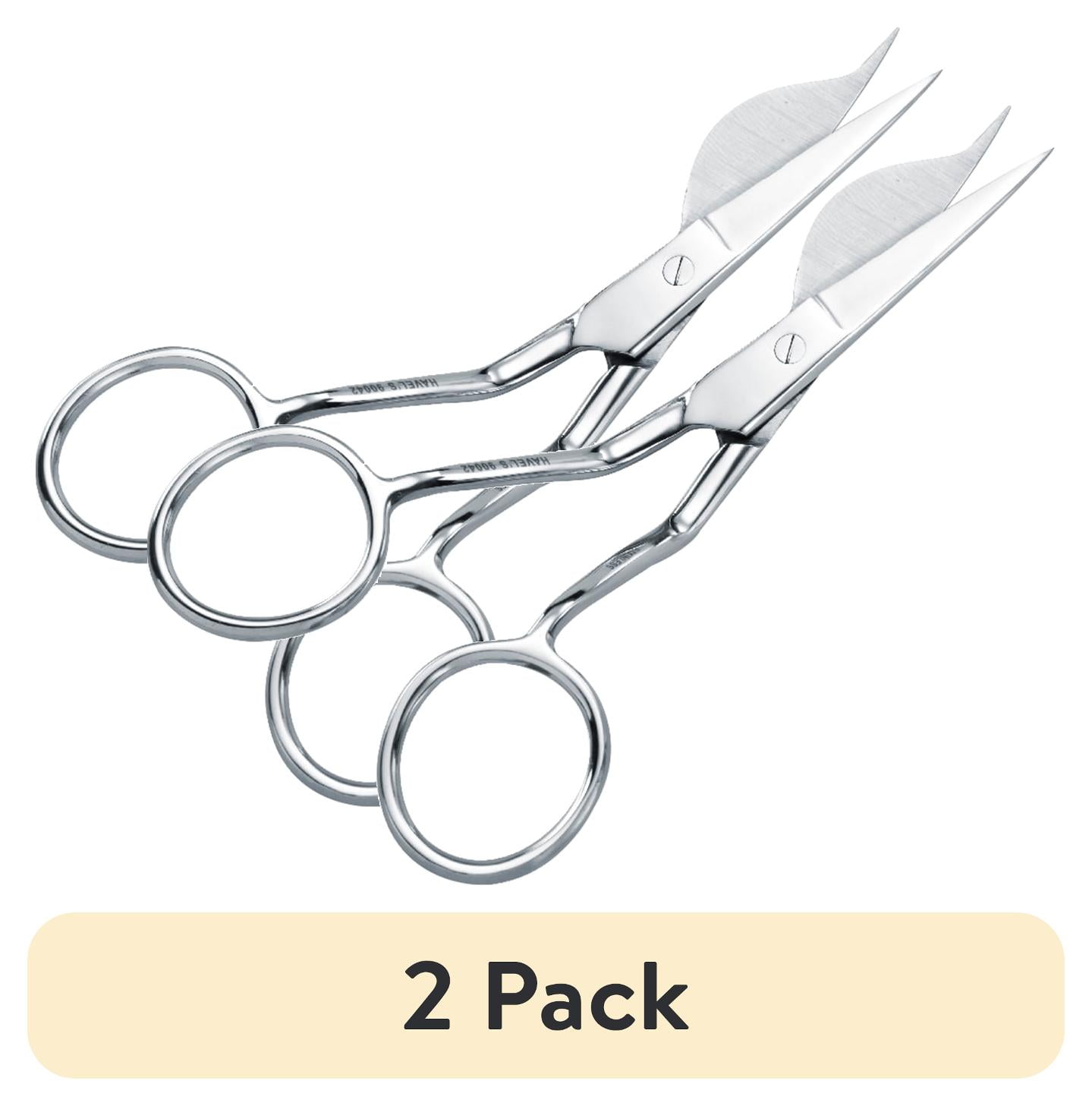 (2 pack) Havel's Double-Pointed Duckbill Applique Scissors 6"-Left ...