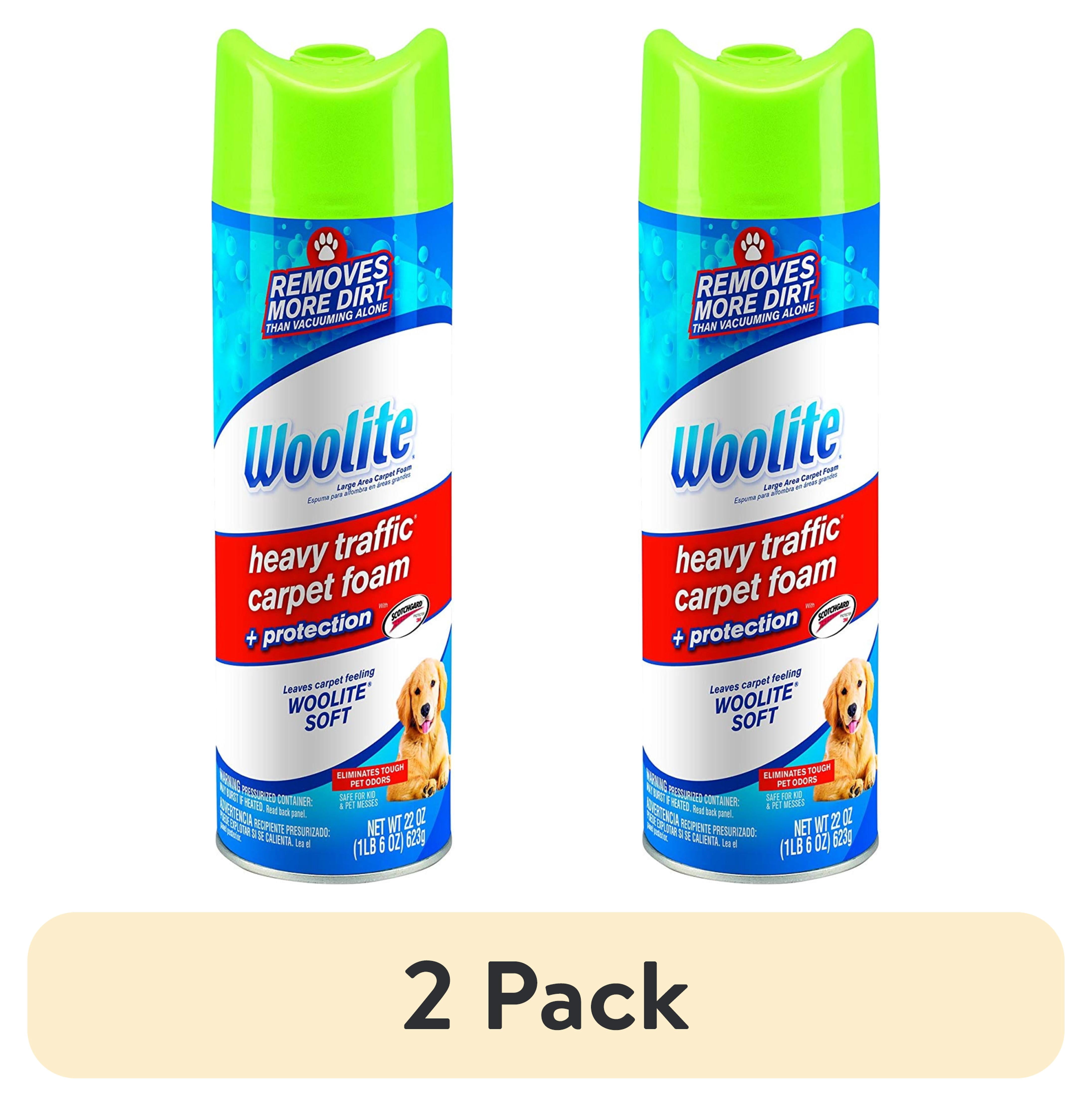 (2 pack) Heavy Traffic foam + protection, Woolite, 22 oz, heavy traffic ...