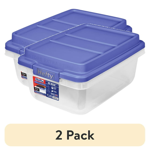 Hefty 18QT Storage Bin | Storage bins for furniture outlets - Walmart ...