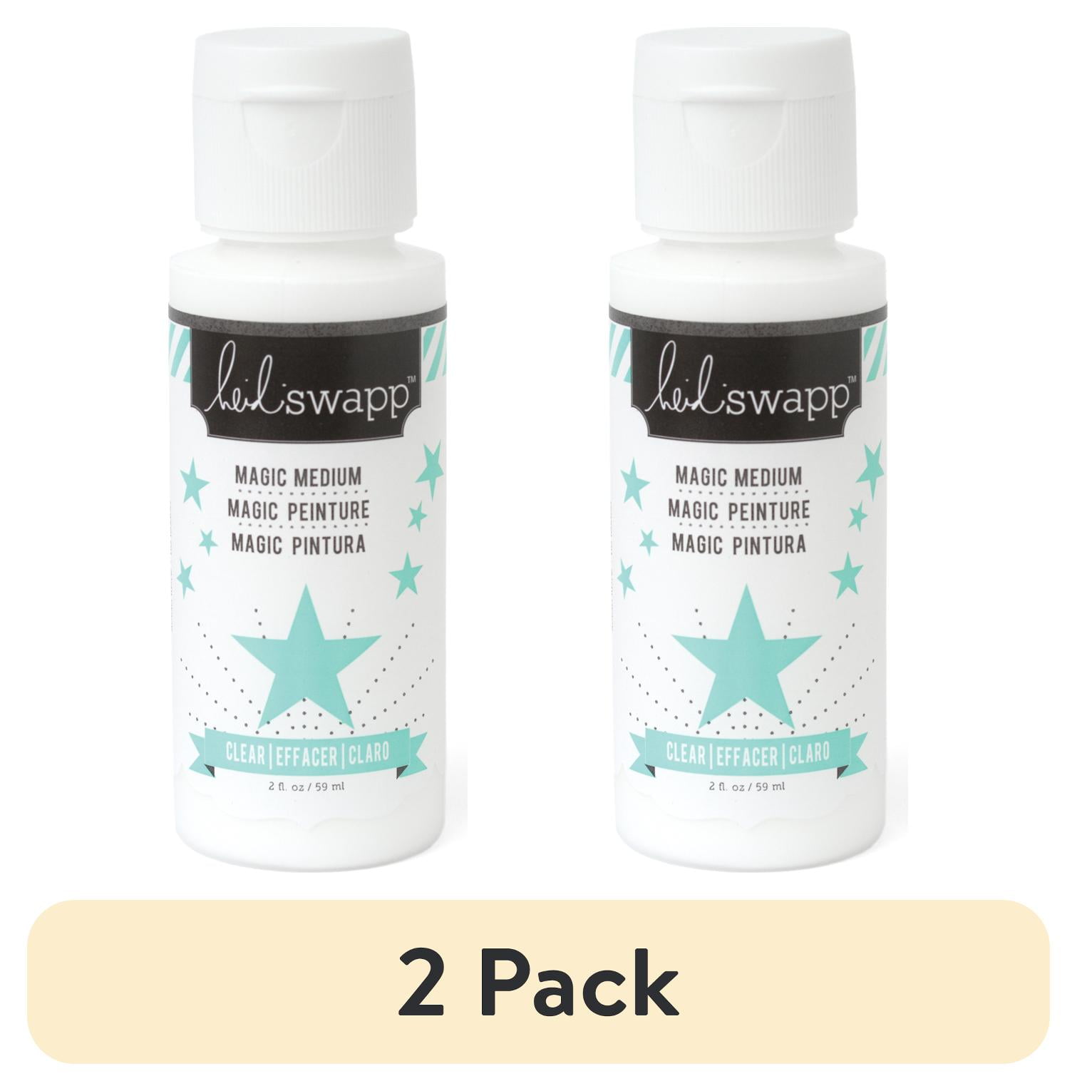 (2 pack) Heidi Swapp Magic Medium 2oz-Clear - Walmart Business Supplies