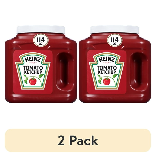(2 pack) Heinz Tomato Ketchup, 114 oz Jug - Walmart.com
