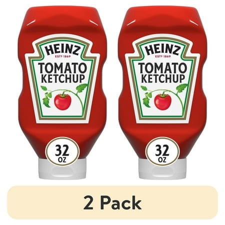 (2 pack) Heinz Tomato Ketchup, 32 oz Bottle - Walmart.com