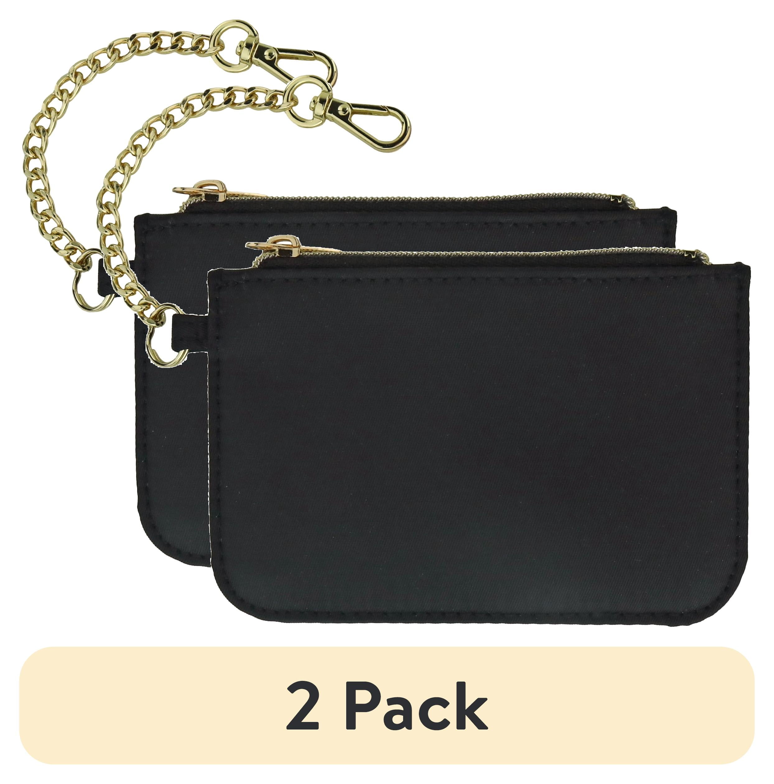 (2 pack) Hello Hobby Small Wallet with Chain, Black - Walmart.com