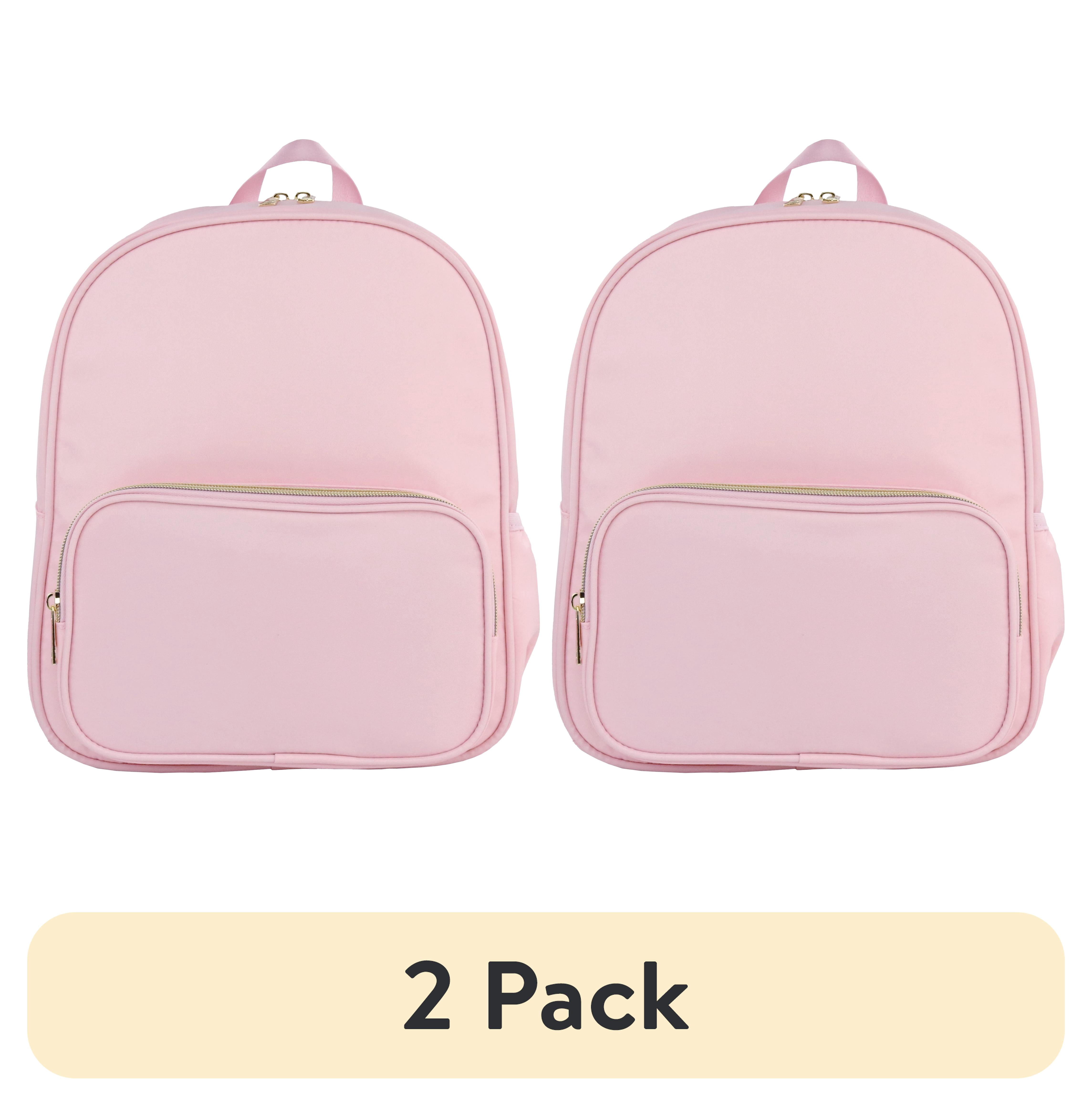 (2 pack) Hello Hobby Nylon Backpack, Customizable Travel Book Bag for ...