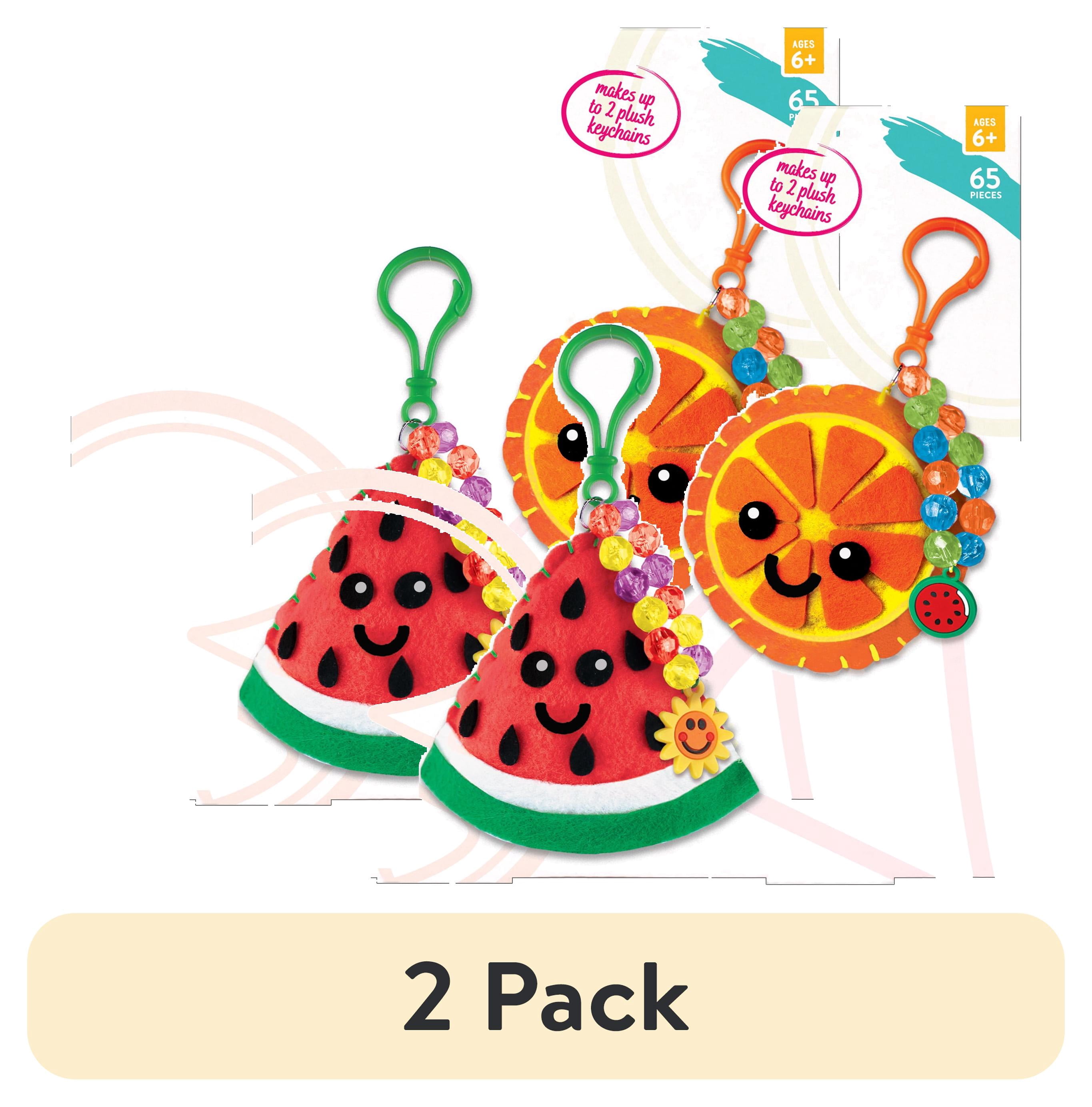 (2 pack) Hello Hobby Sew & Stuff Fruity Plush Keychains - Walmart.com