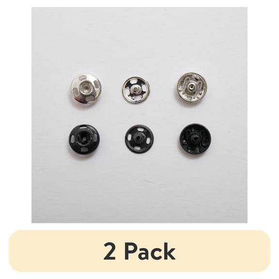 (2 pack) Hello Hobby Snap Fastnrs Blk - Walmart.com