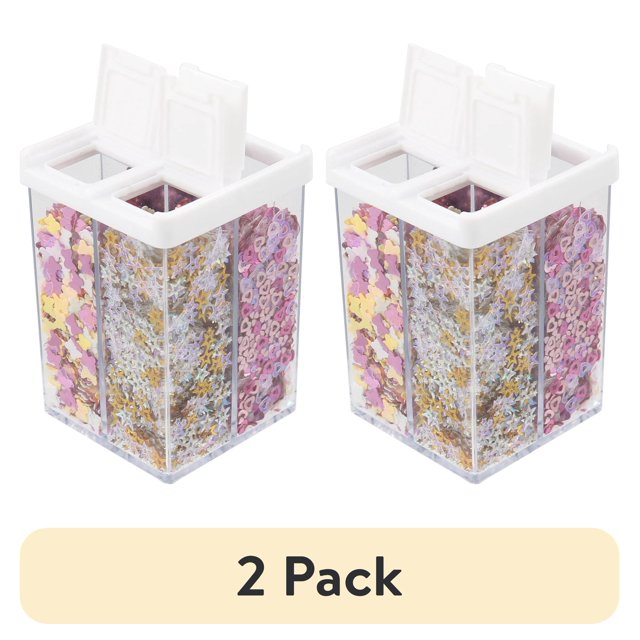 Hello Hobby Confetti Set | Glitter stencils for craft - Walmart ...