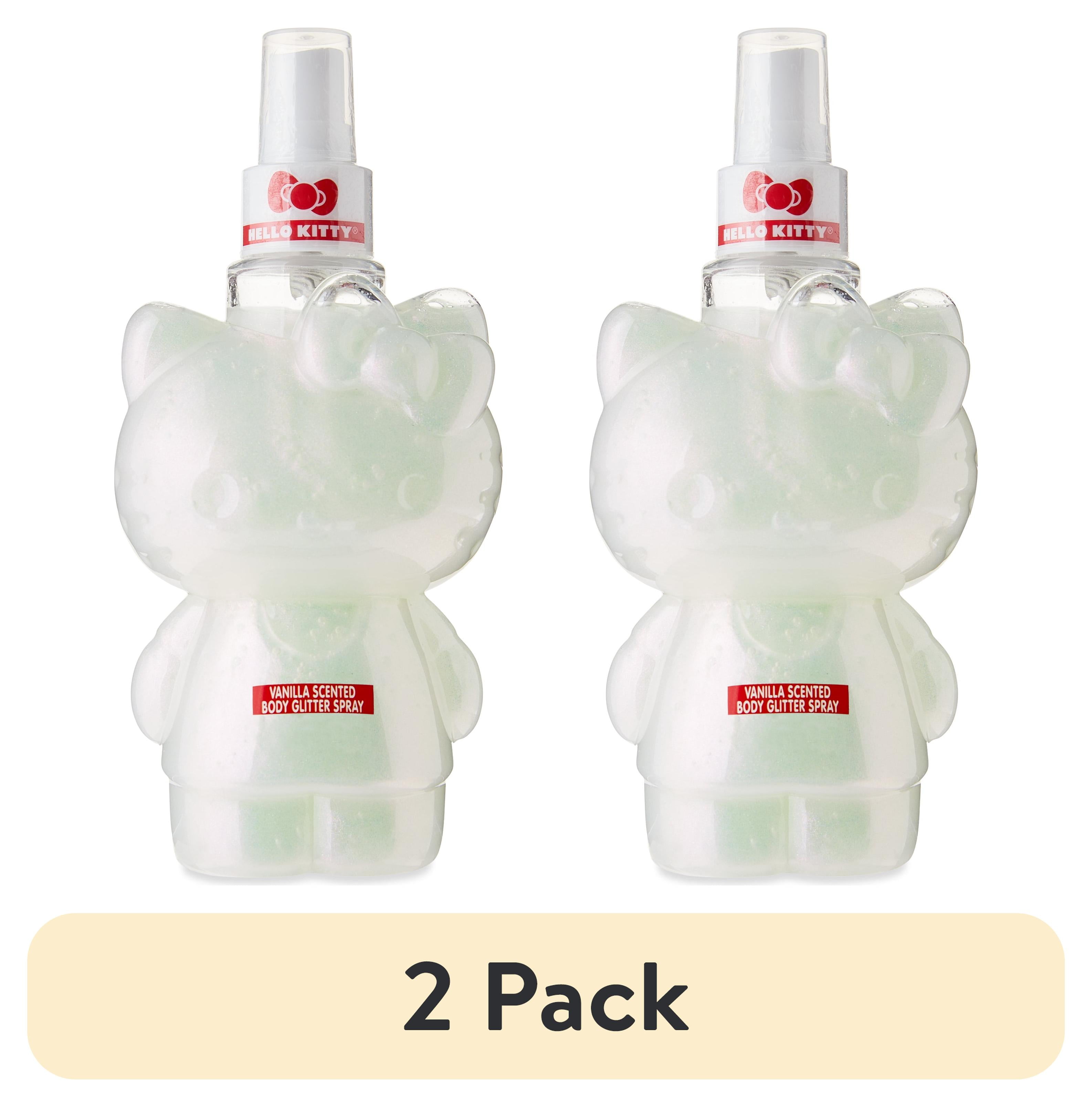 (2 pack) Hello Kitty Vanilla Scented Body Glitter Spray, Unisex, 9.13 ...