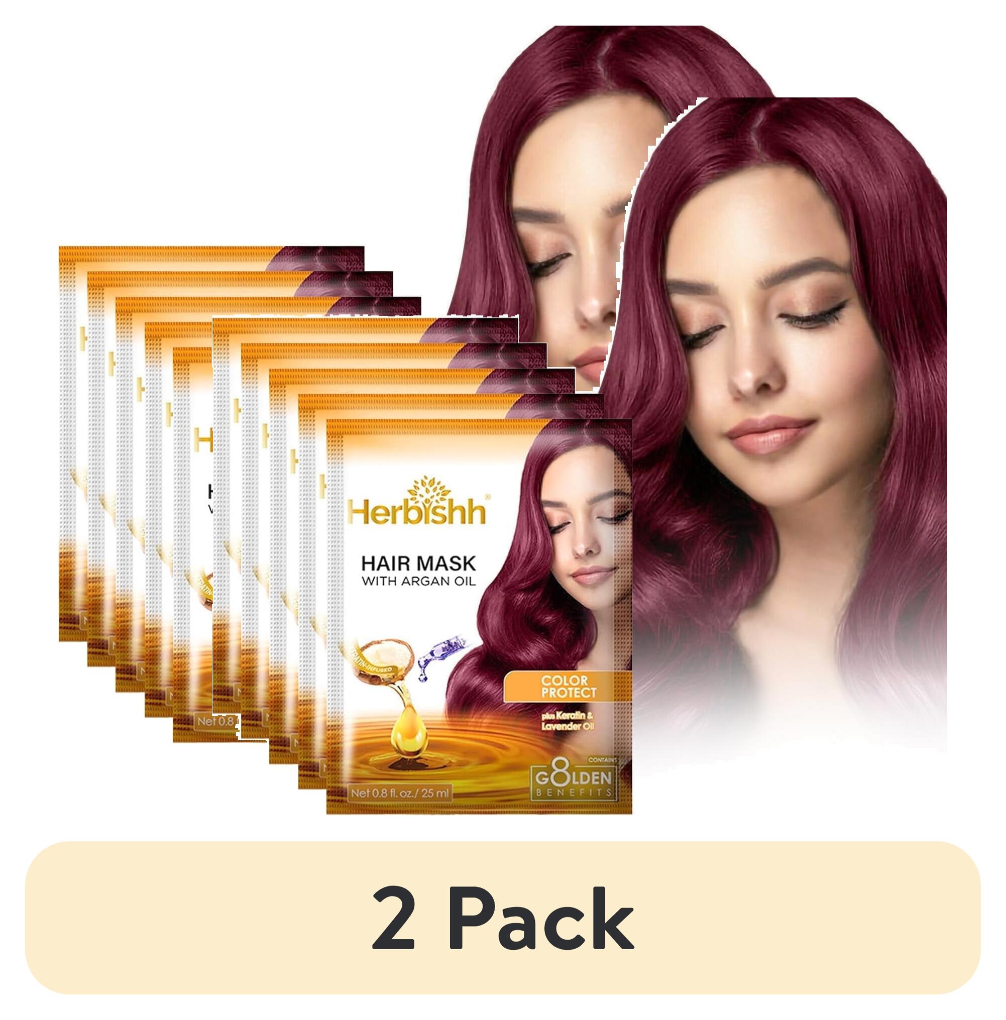 (2 pack) Herbishh Deep Nourishing Argan Oil Hair Mask - 25ml x 5 ...