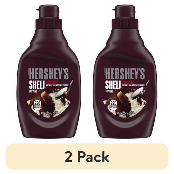 (2 pack) Hershey's Chocolate Shell Topping - Walmart.com