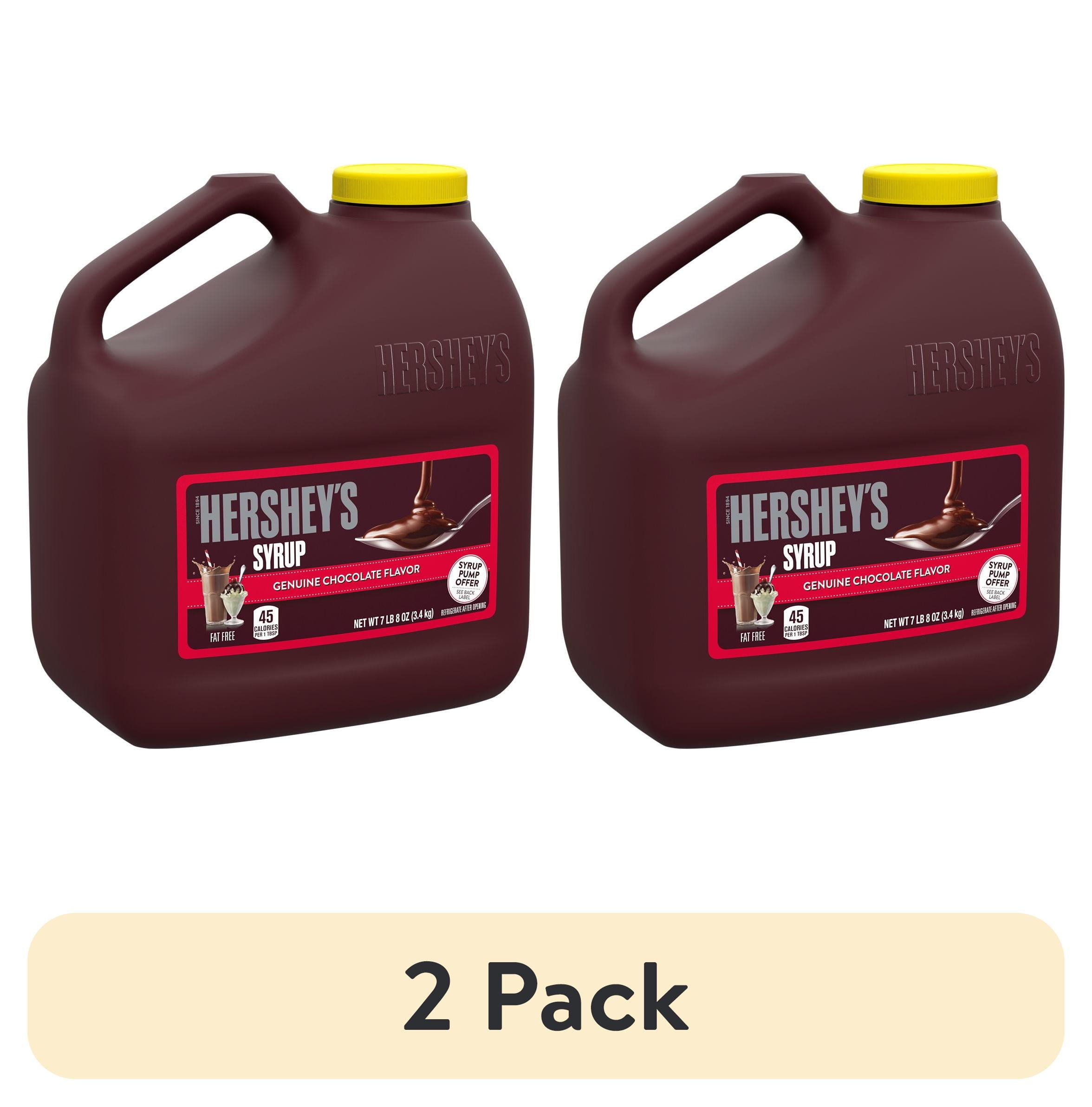 (2 pack) Hershey's Chocolate Syrup, 7 lb and 8 oz. - Walmart.com