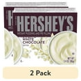 (2 pack) Hershey's White Chocolate Instant Pudding and Pie Filling, 3.4 ...