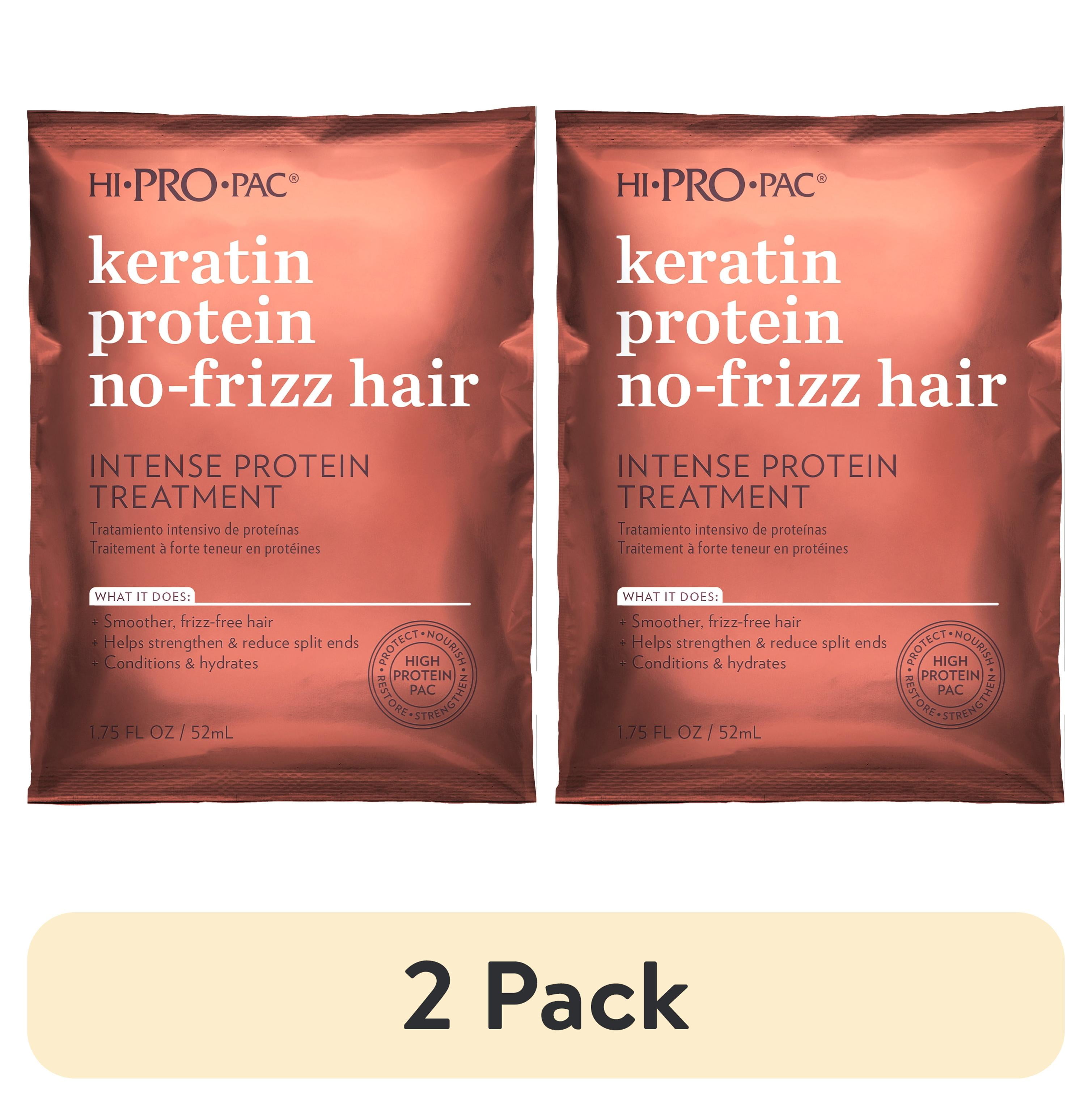 (2 pack) Hi-Pro-Pac Intense Keratin Protein No-Frizz Hair Treatment, 1. ...