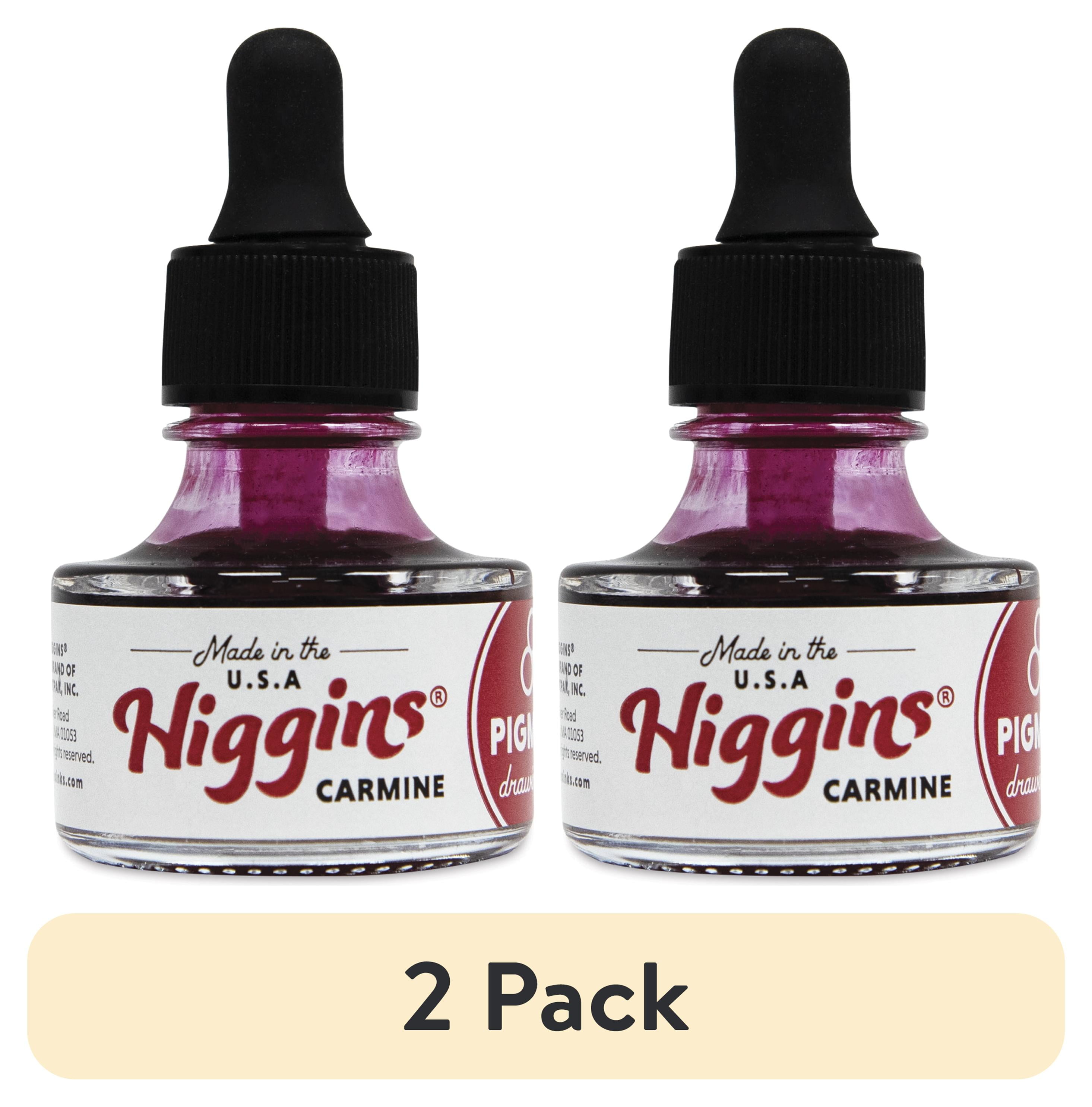 (2 pack) Higgins Drawing Ink - 1 oz, Carmine - Walmart.com