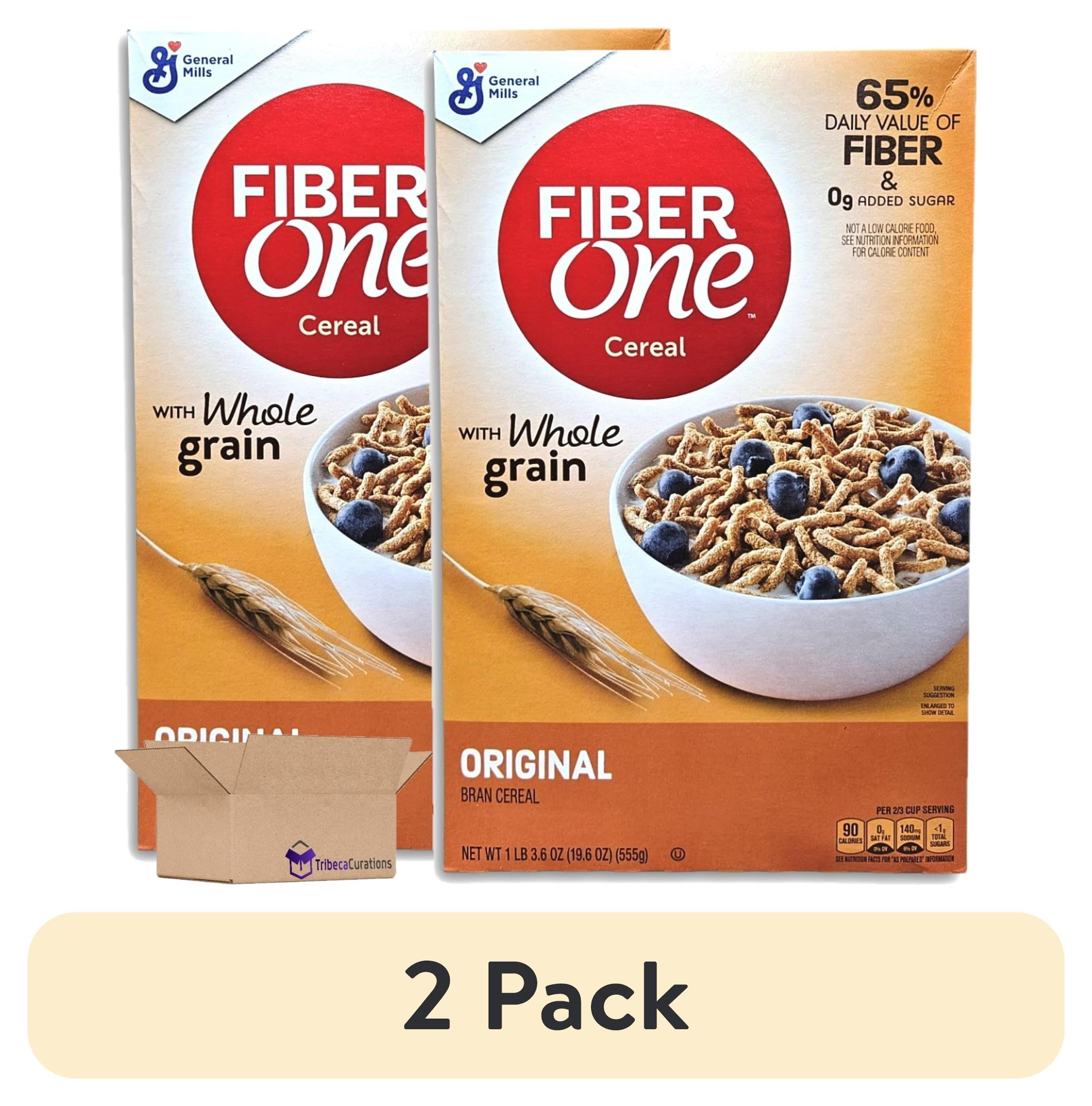 (2 pack) High Fiber One Bran Sticks Cereal Value Pack 19.6 Ounce Box ...