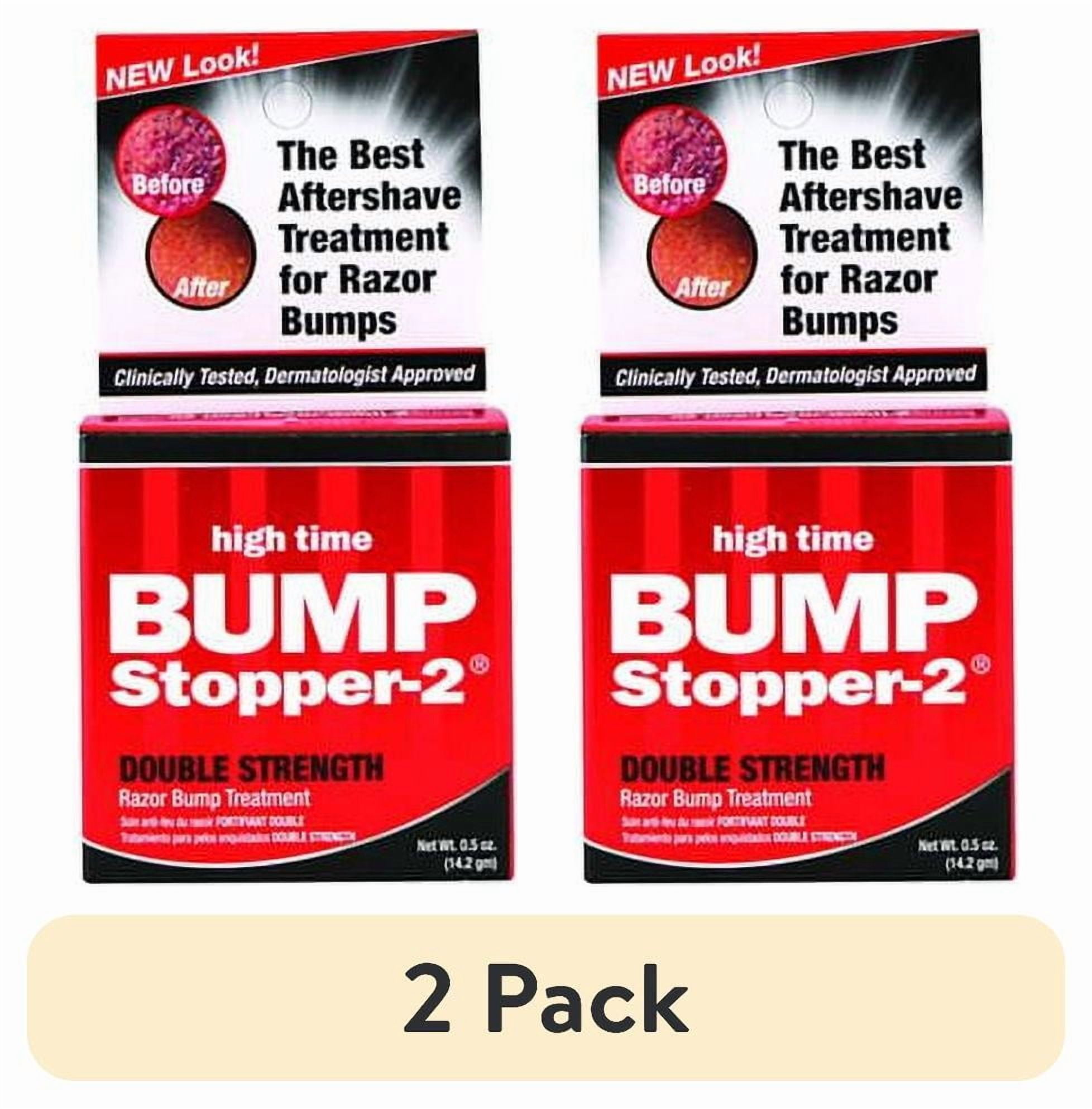 (2 pack) High Time Bump Stopper-2 Double Strength Razor Bump Treatment ...