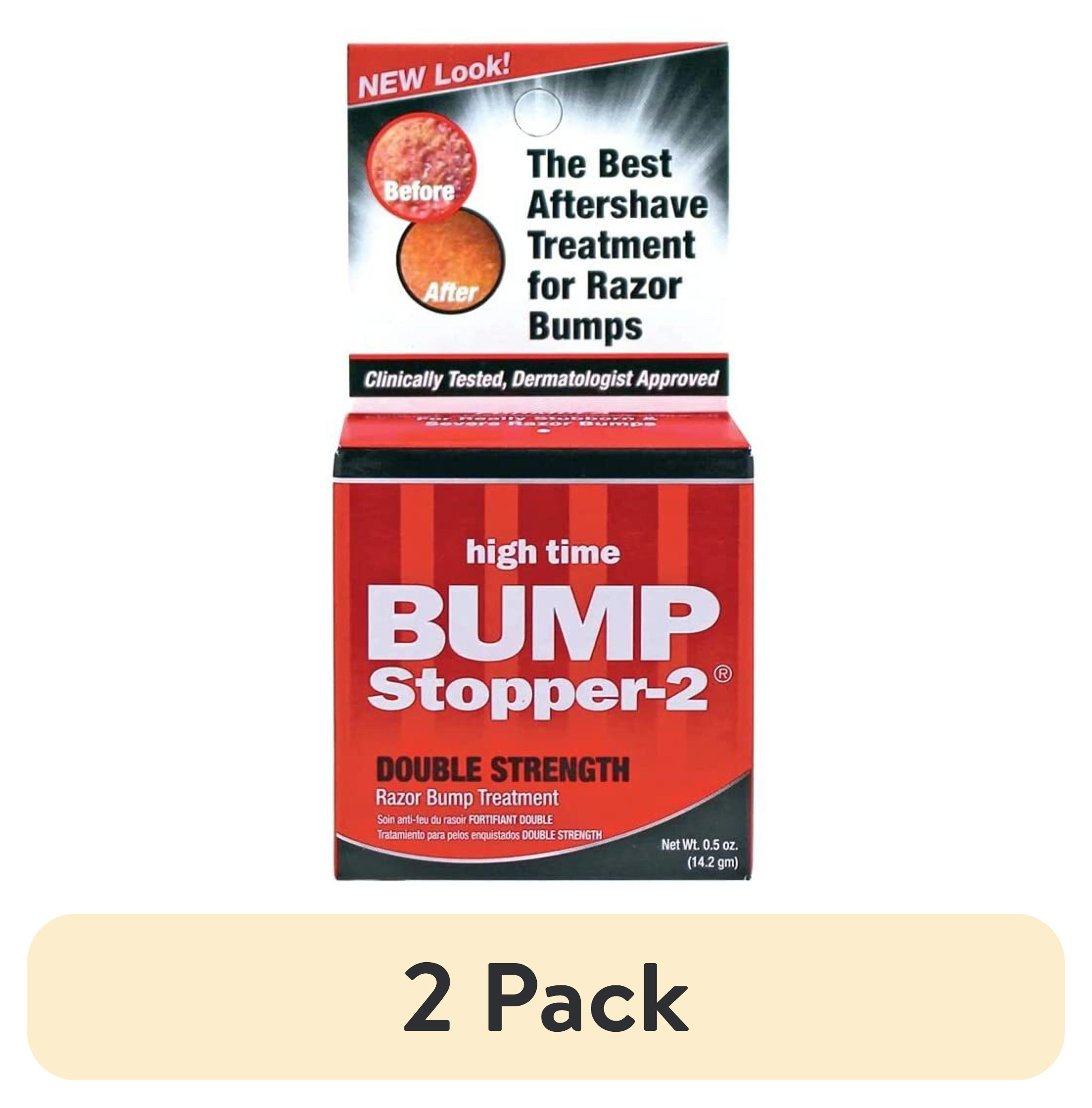 (2 pack) High Time Bump Stopper-2 Double Strength Razor Bump Treatment ...
