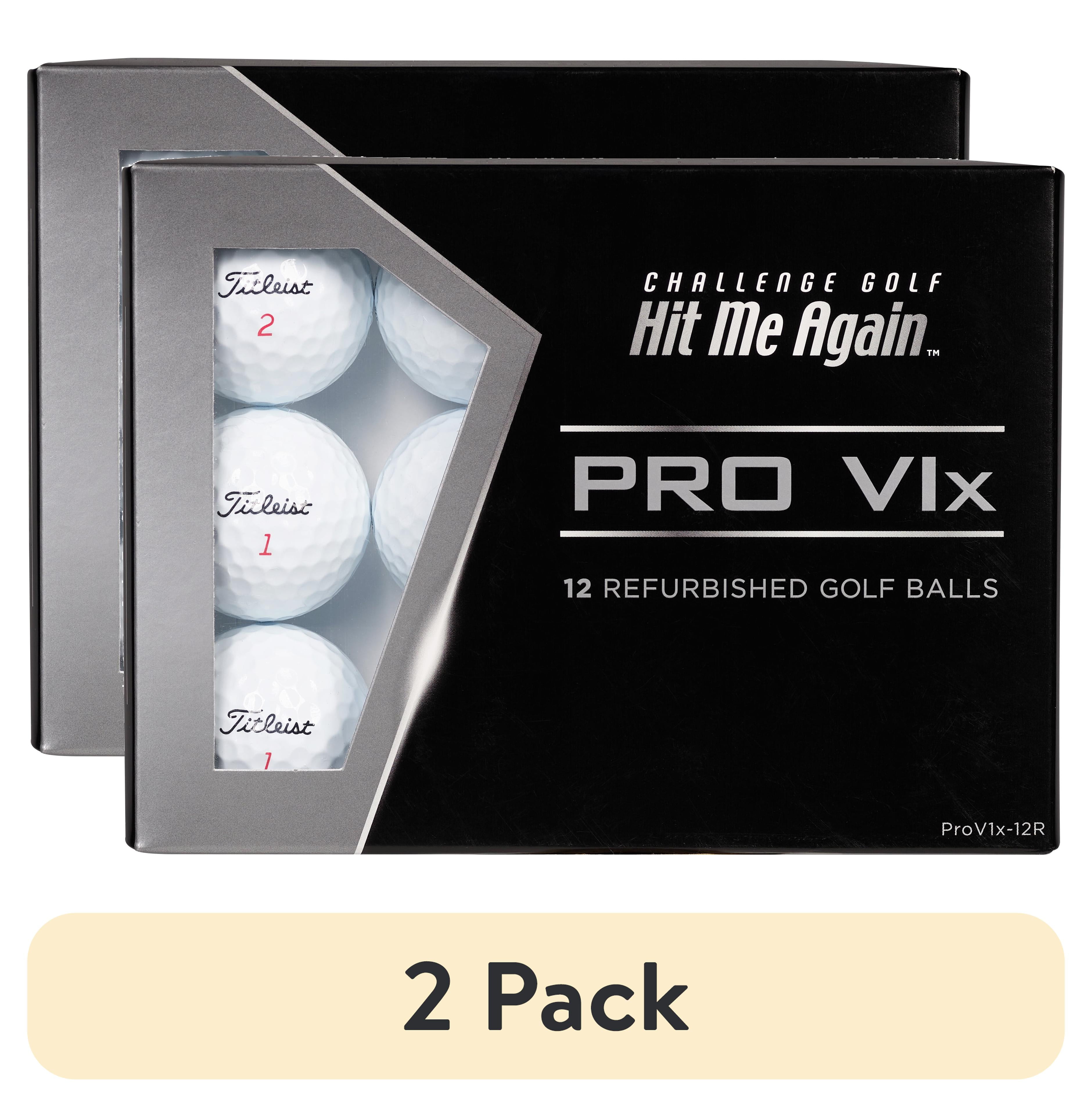(2 pack) Hit Me Again ProV1X Used Golf Balls, 12 Pack - Walmart.com
