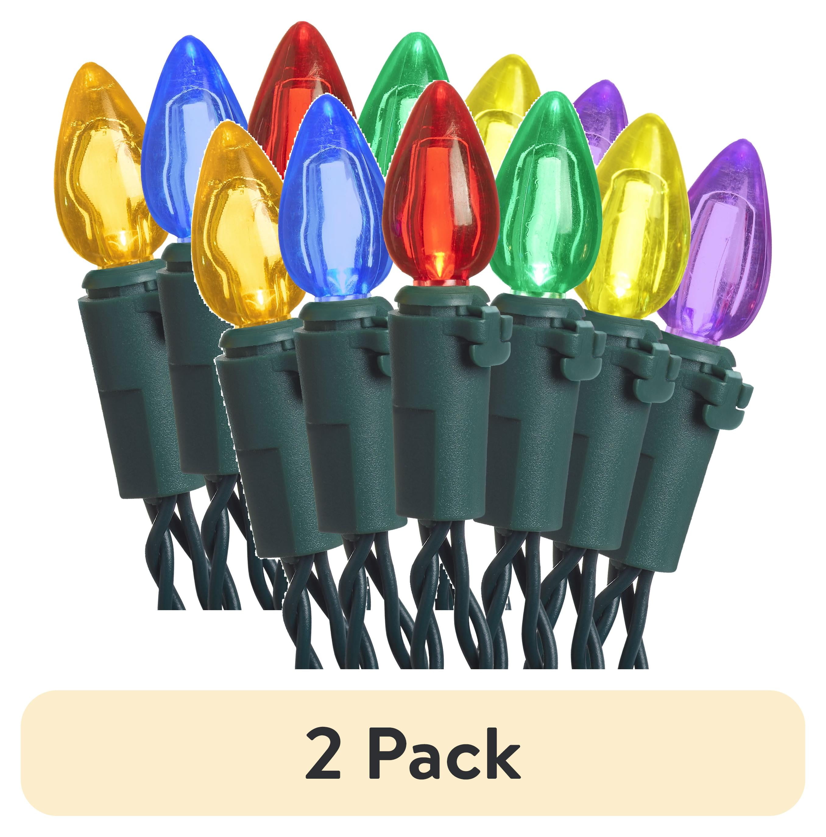 Time 20-Light LED Battery-Operated C3 Multi-Color Lights - Walmart.com