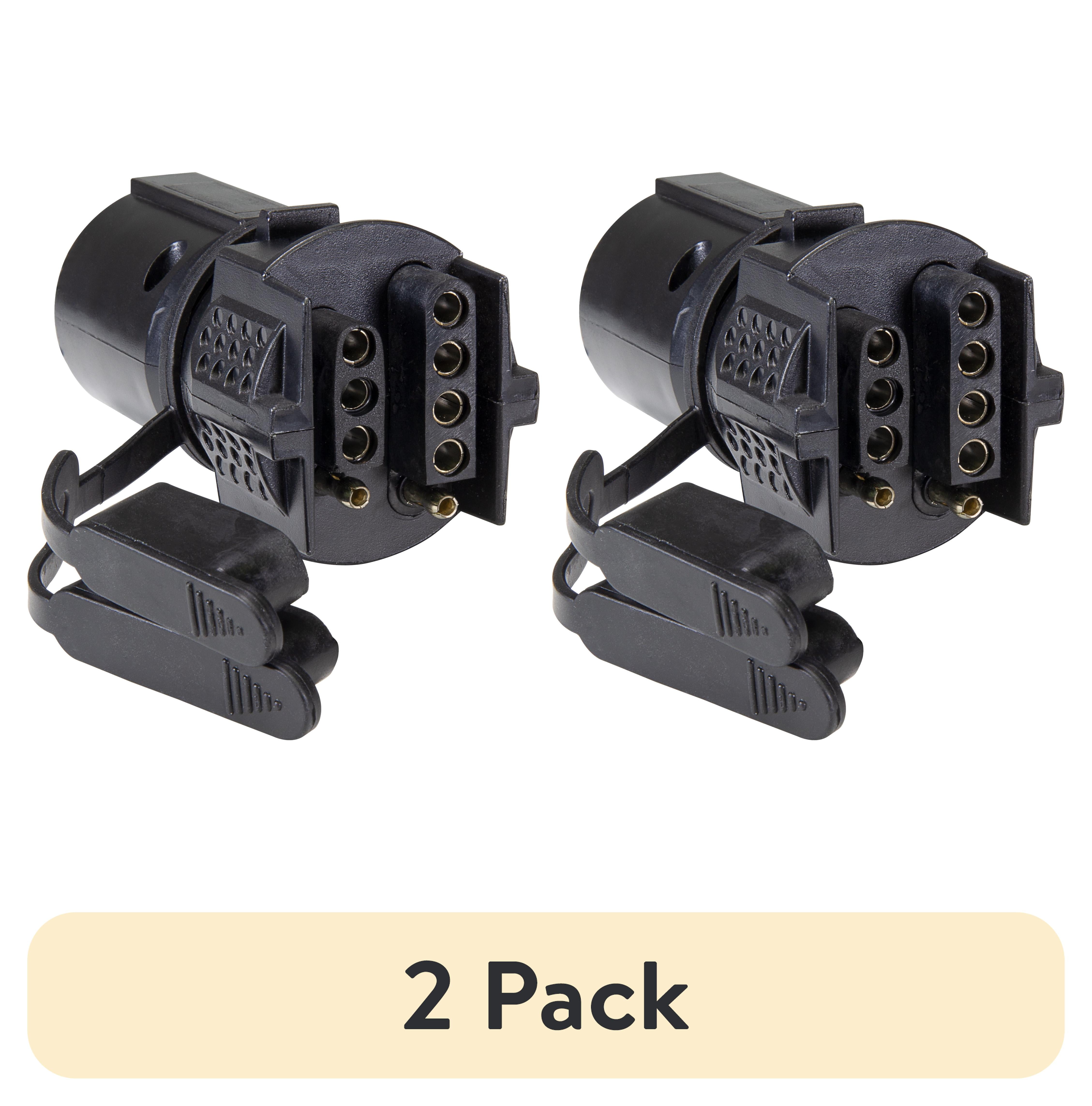 (2 pack) Hopkins 47385 Multi-Tow 7 Blade to 5 Flat and 4 Flat Adapter ...