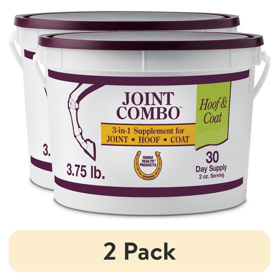 (2 pack) Horse Health Joint Combo Hoof & Coat 3.75 pounds 30 day supply ...