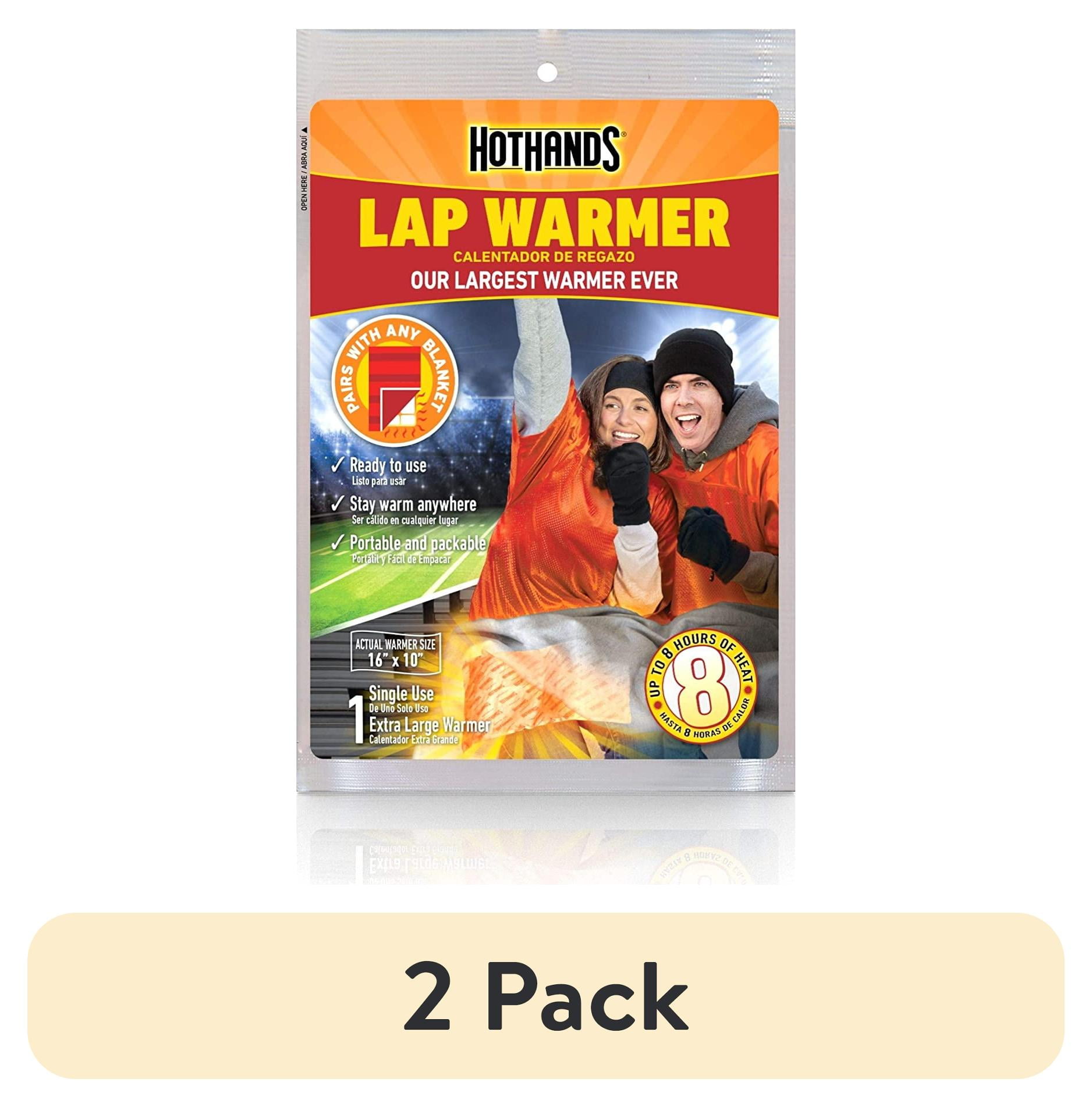 Hot Hands Disposable Lap Warmer 2 Pack 16x10 for Outdoor Warmth ...