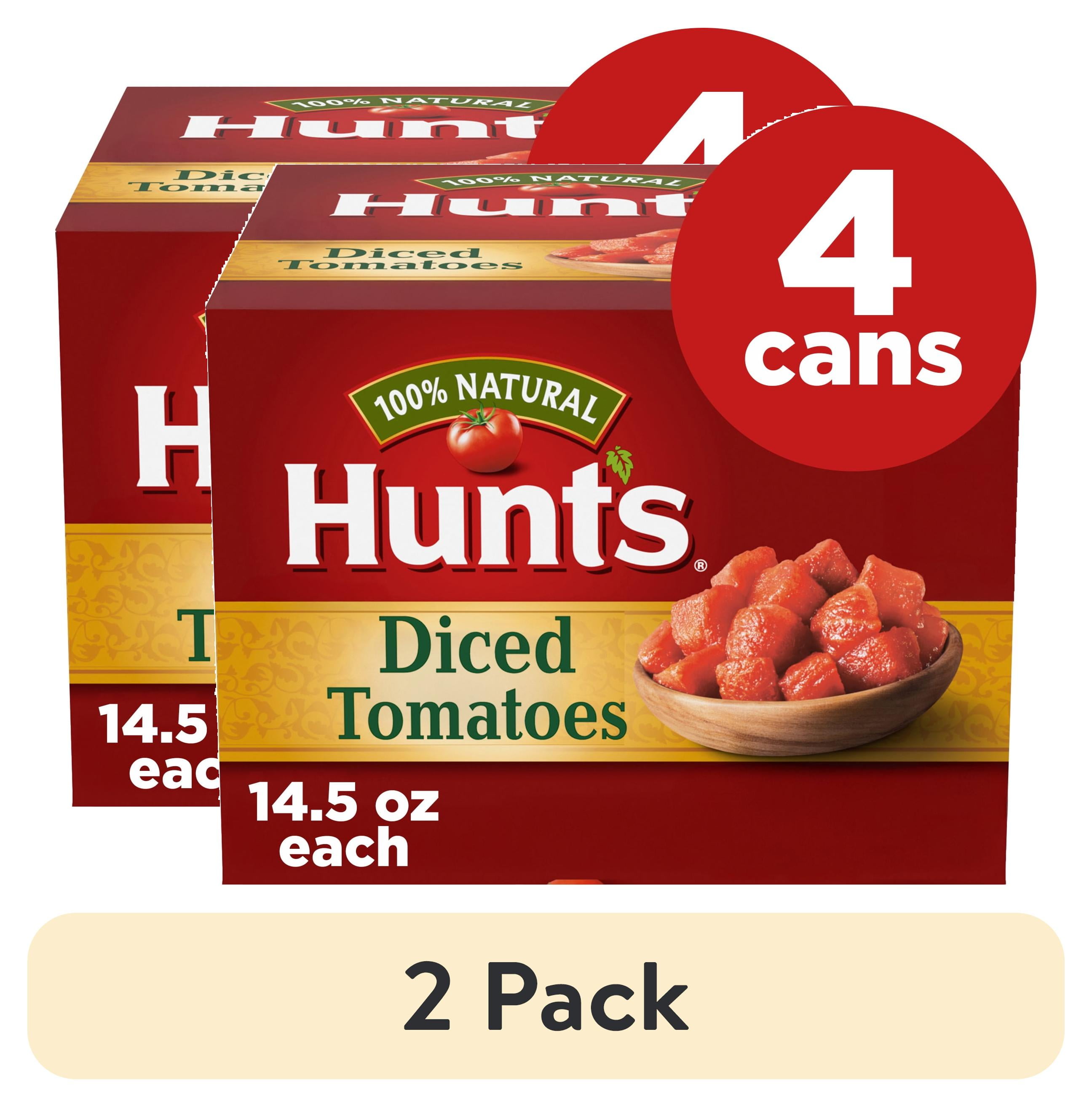 (2 pack) Hunt’s Diced Tomatoes, 14.5 oz. Can, Perfect for Chili & Soups ...