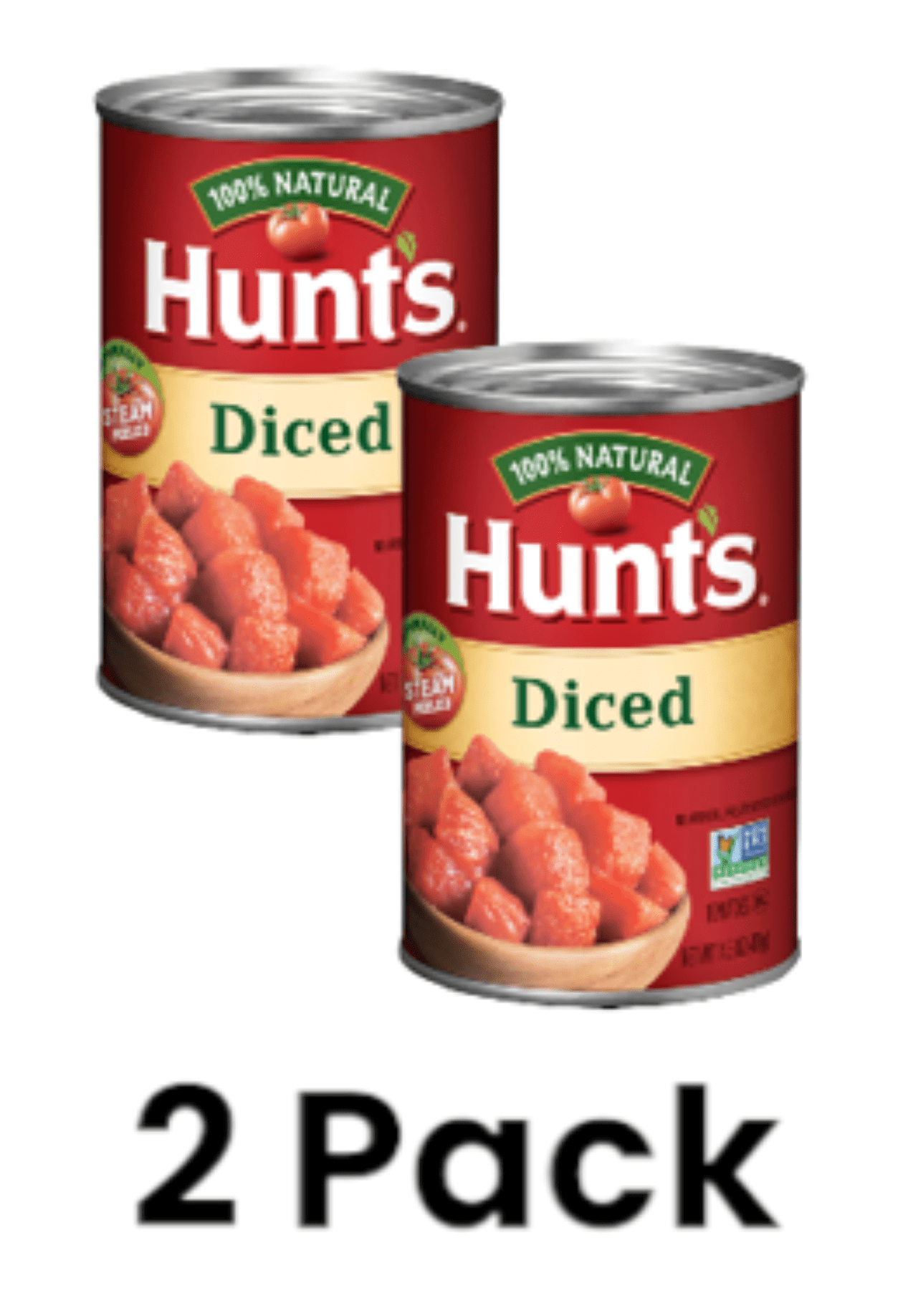 (2 pack) Hunt's Diced Tomatoes, 14.5 oz Can - Walmart.com