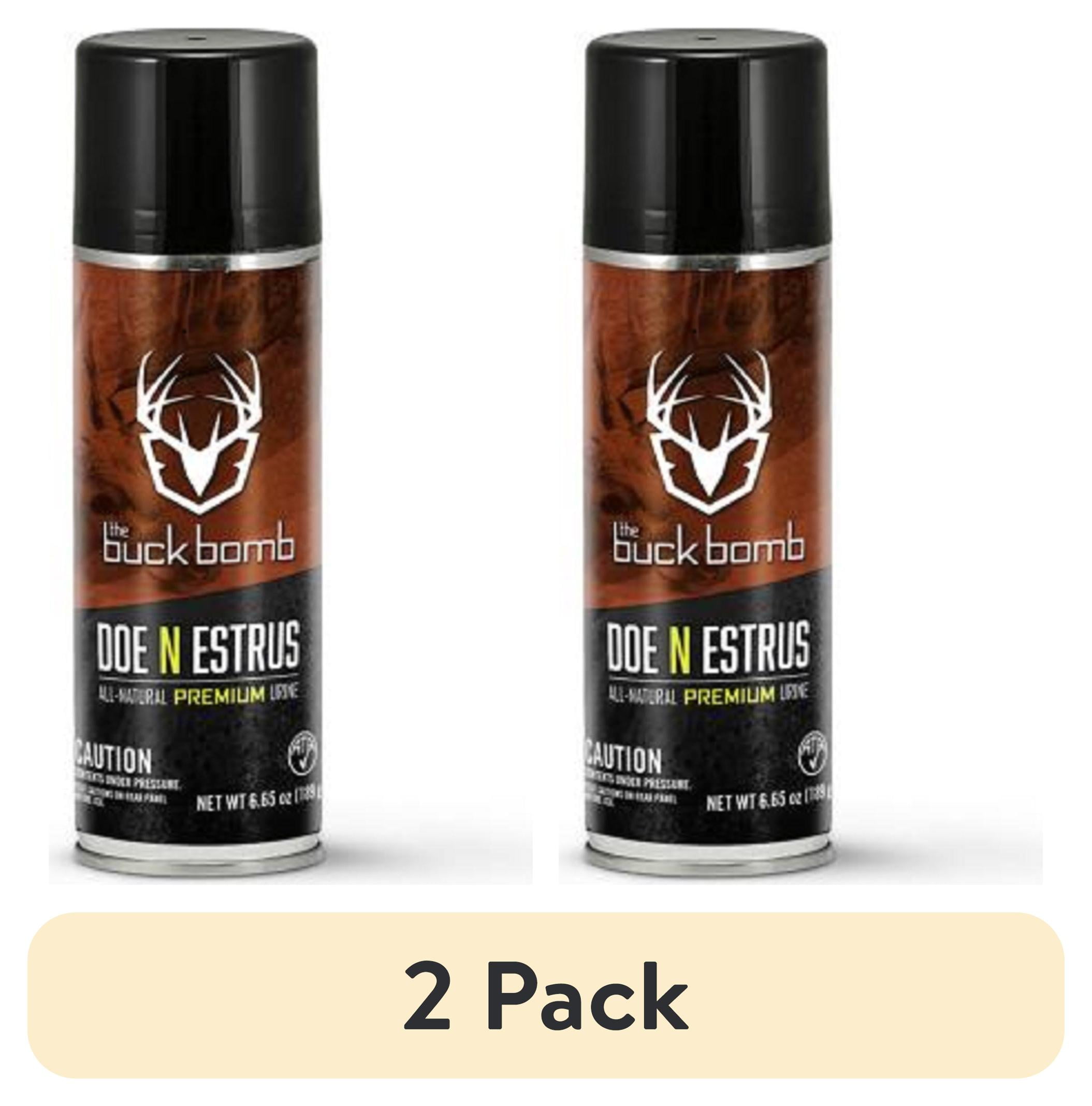 (2 pack) Hunter's Specialties Hsc Doe in Estrus- Aerosol, Multi, 6.65 ...