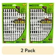 (2 pack) Hy-Ko 1 inch Vinyl Black and White Self-Adhesive Sticker ...