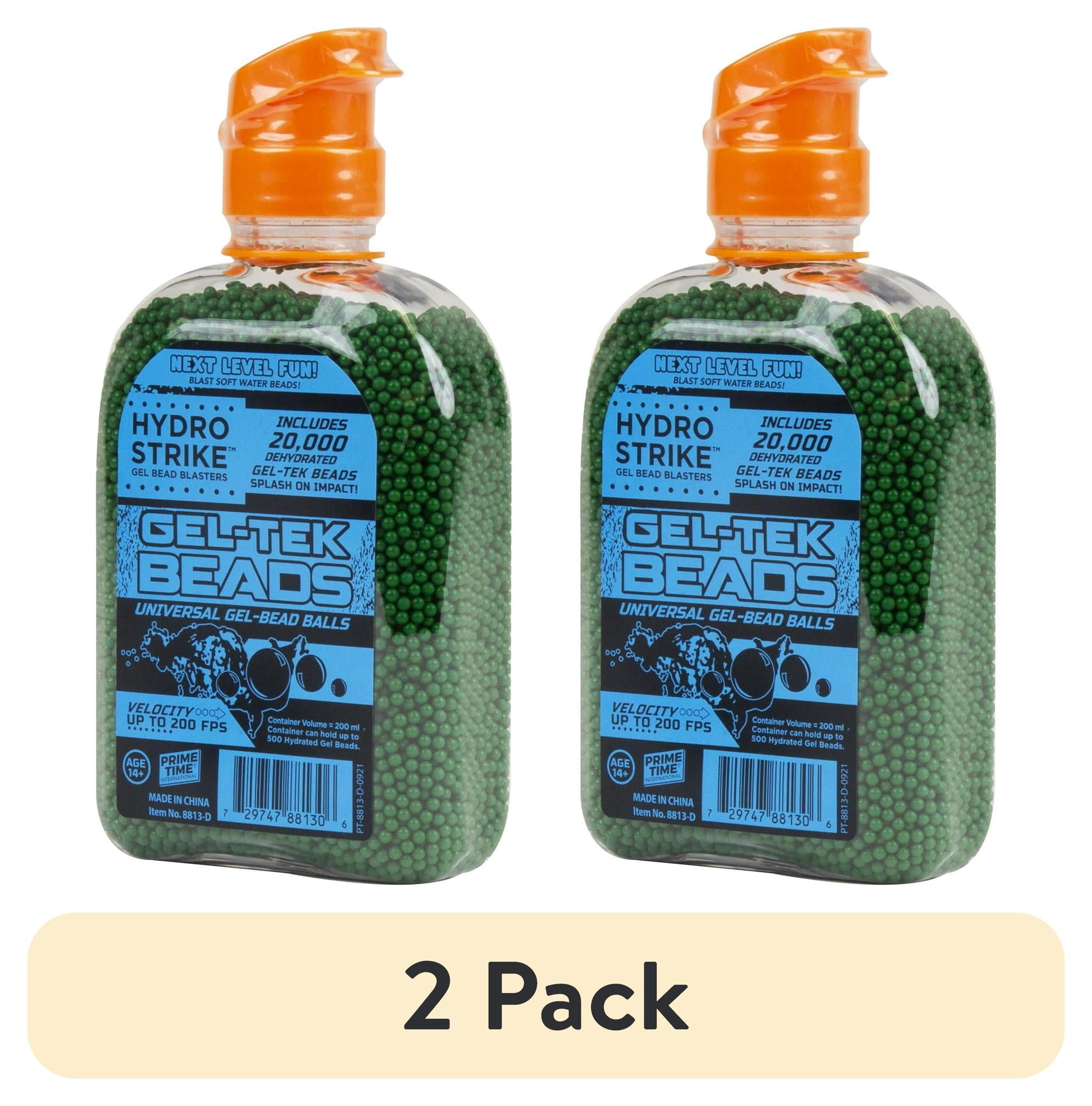 (2 pack) Hydro Strike Gel Bead Blaster Refill Pack with 20000 Gel Water ...